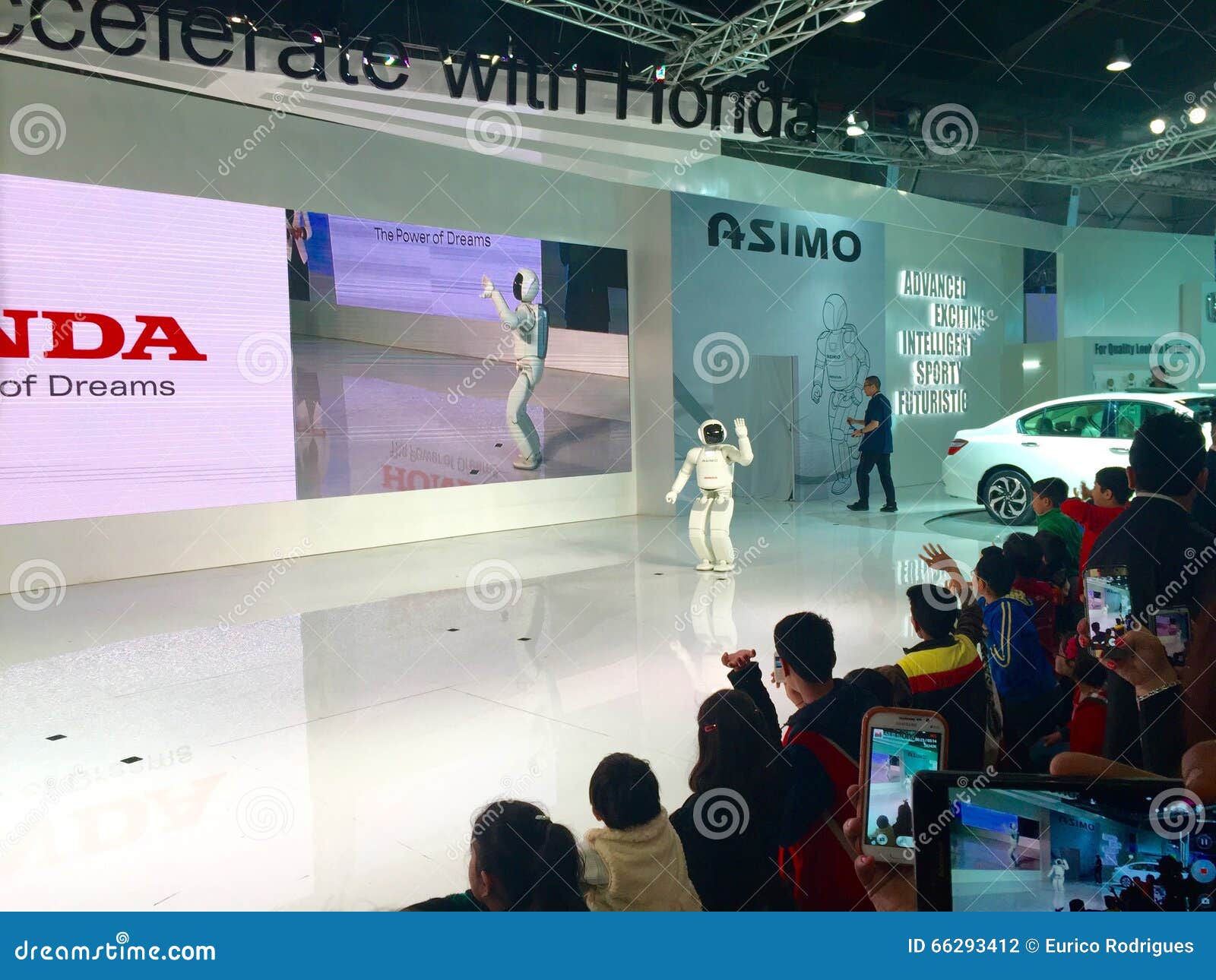 ASIMO Robot at Auto Expo 2016 at Noida, India Editorial Photography ...