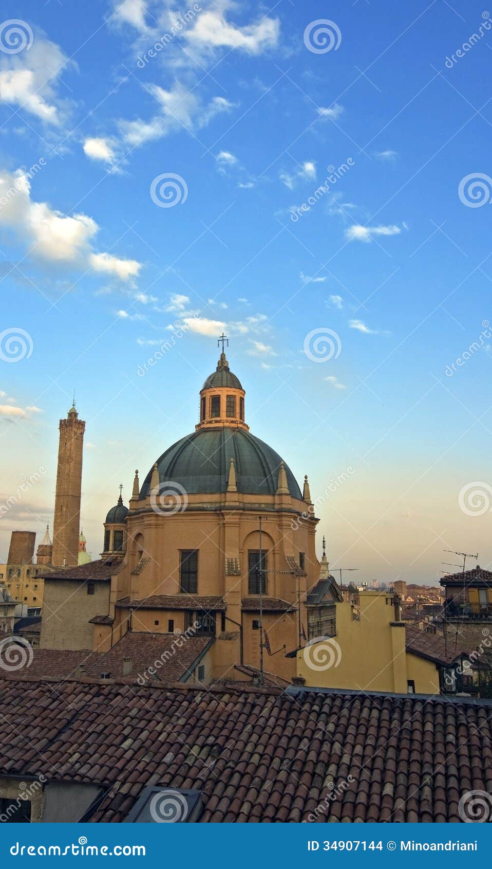Asinelli tower - bologna stock photo. Image of bologna - 34907144
