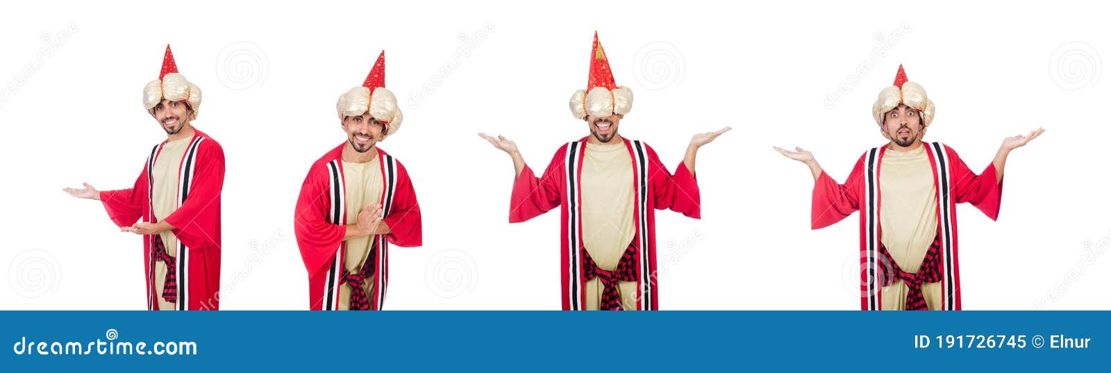 Asistente Con Disfraz Aislado En Blanco Imagen de archivo - Imagen de ...