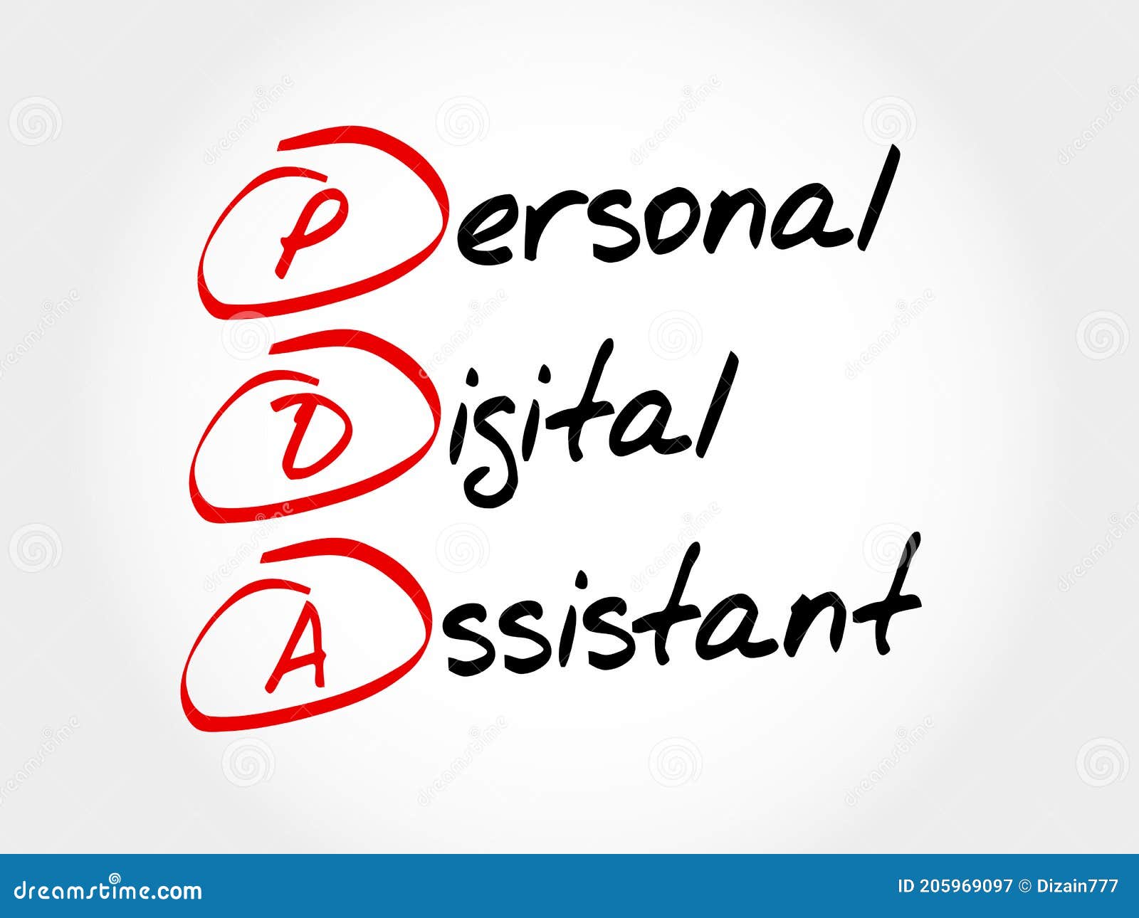 Asistente Digital Personal De Pda Stock de ilustración - Ilustración de ...