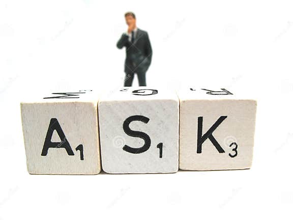 Ask stock photo. Image of curious, abstract, education - 6107214