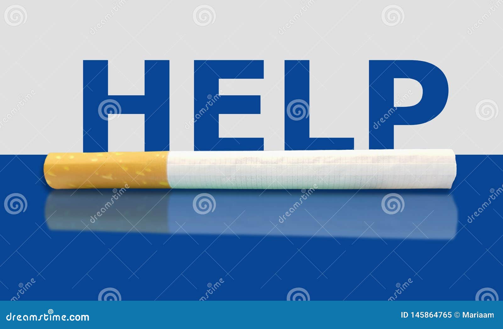 Ask for Help. Get Help and Quit Smoking Now Stock Image - Image of ...