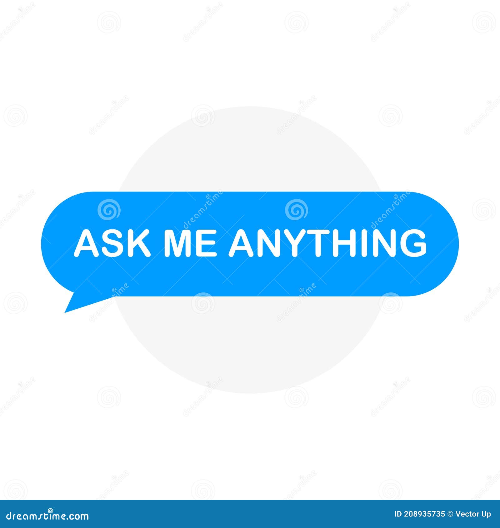 Ask Me Anything. AMA Session Concept. Stock Vector - Illustration of ...
