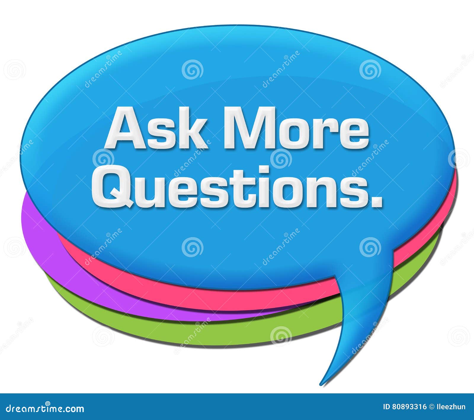 Ask More Questions Pink Orange Dots Background Stock Image ...