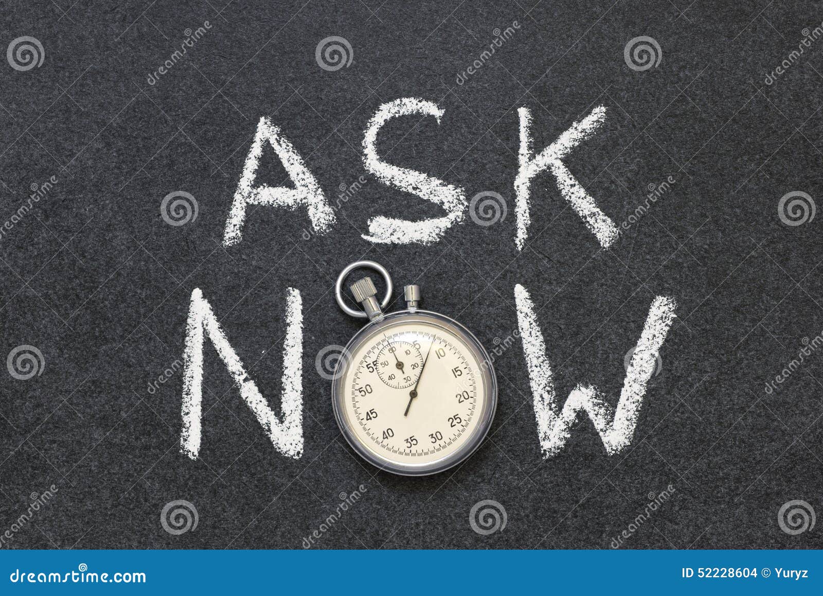 Ask now stock photo. Image of question, word, second - 52228604