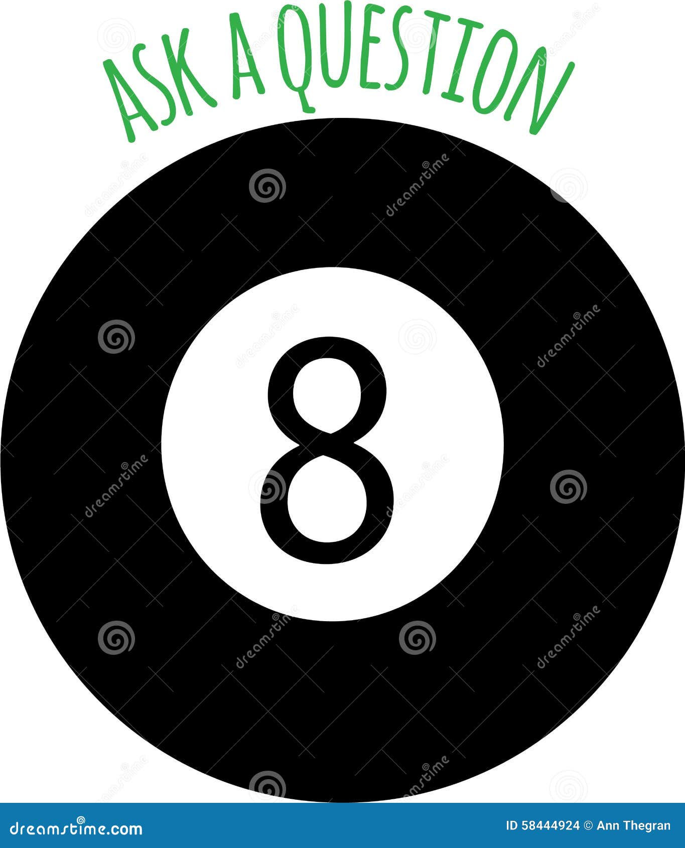 Ask a Question stock vector. Illustration of caption - 58444924