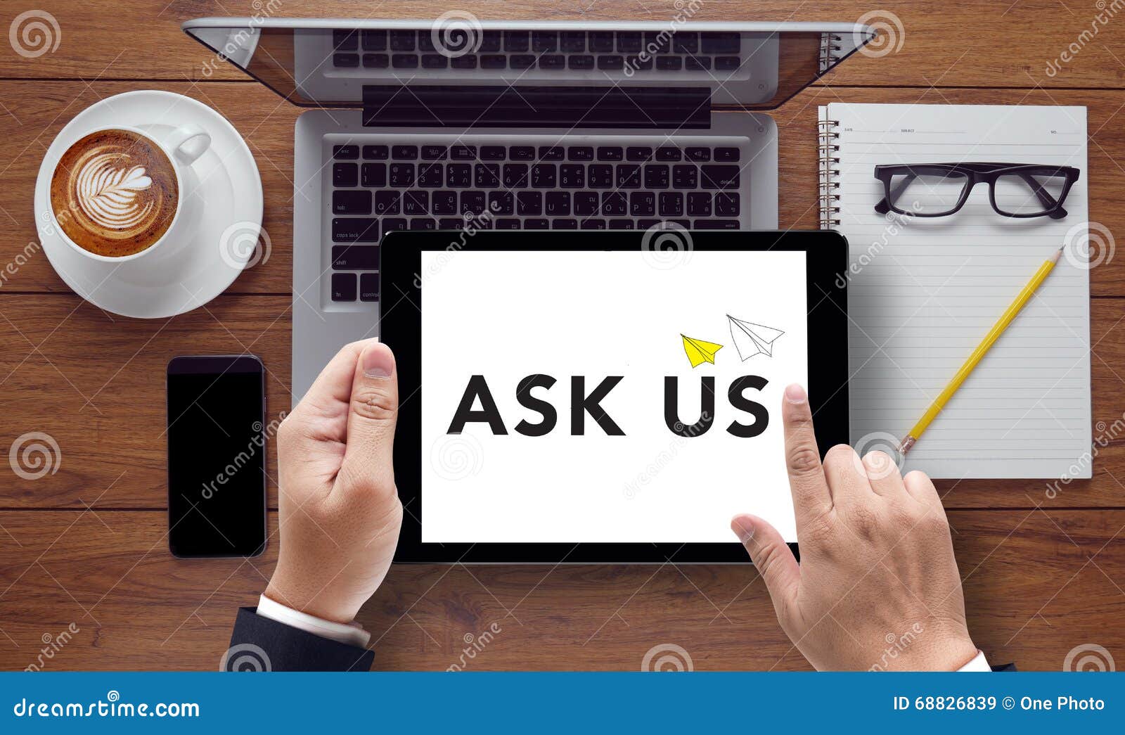 Ask us concept stock image. Image of coffee, queries - 68826839