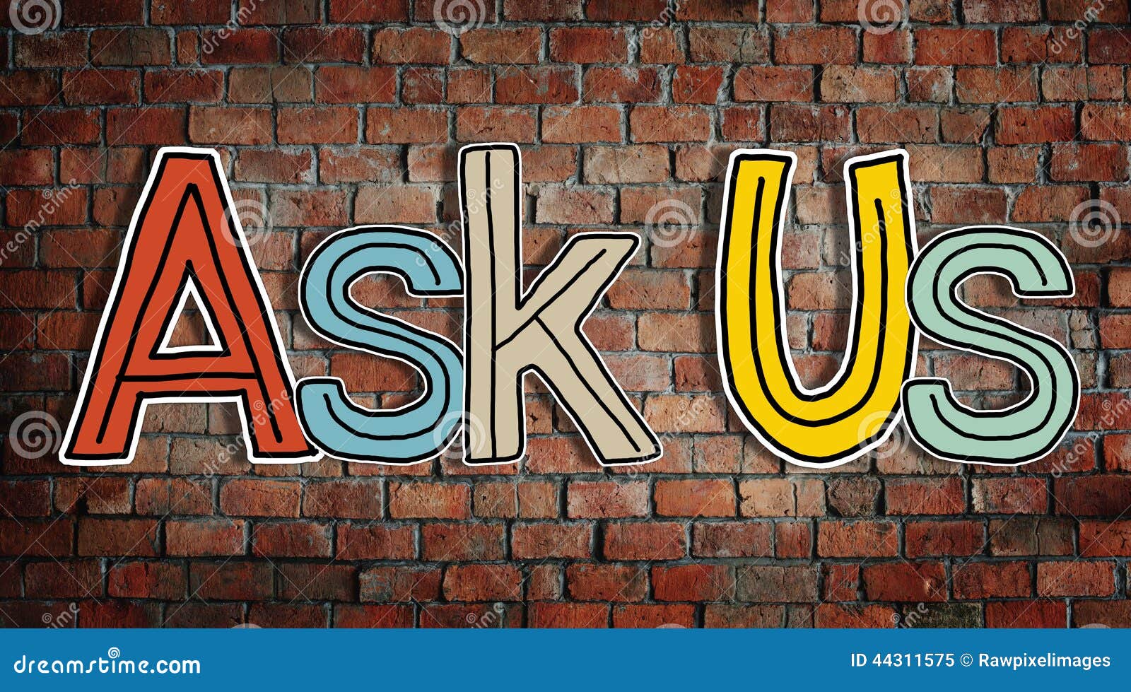 Ask Us Concepts on Background Stock Image - Image of confusion, respond ...