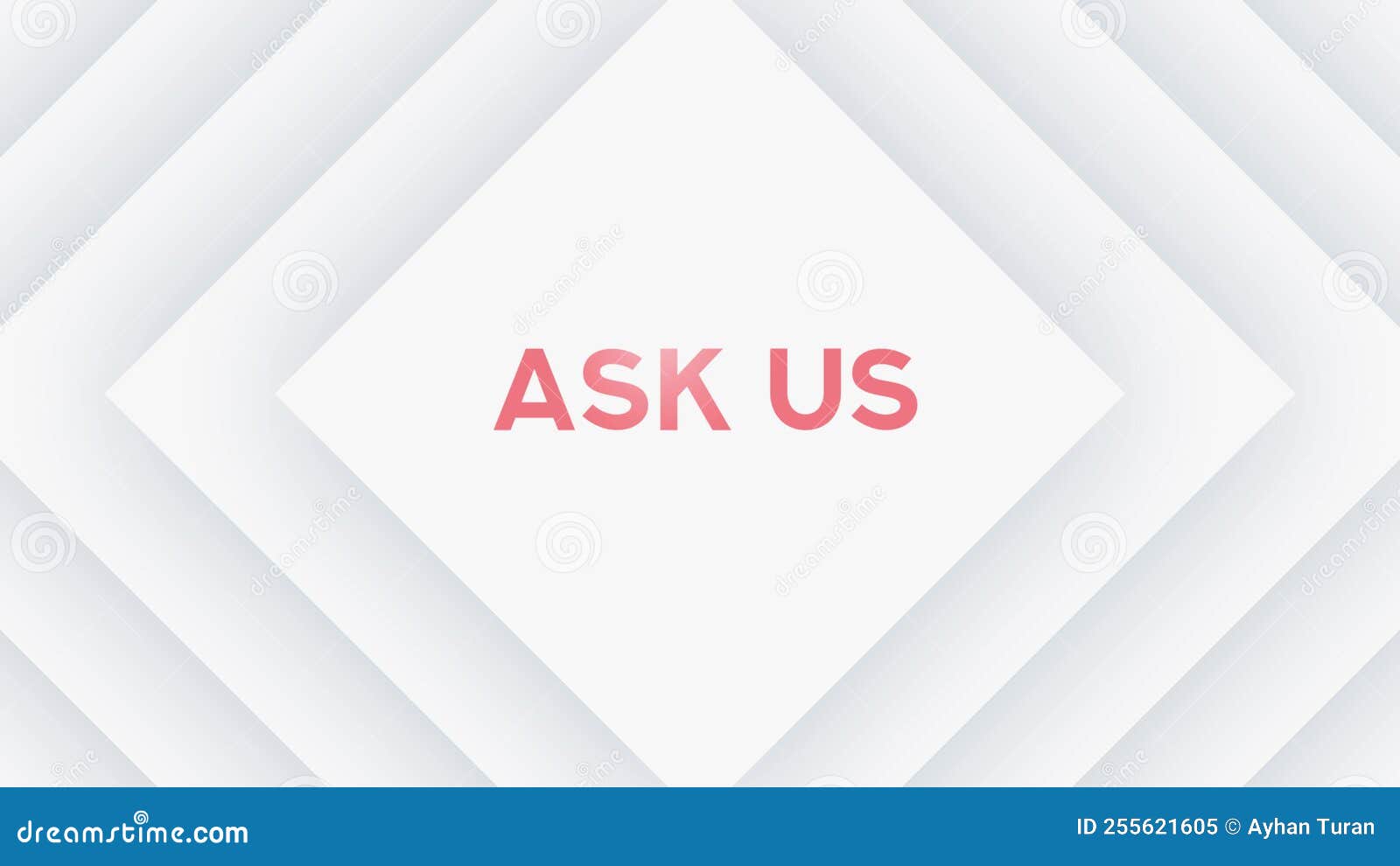 Ask Us Video Render Concept Stock Video - Video of banner, message ...