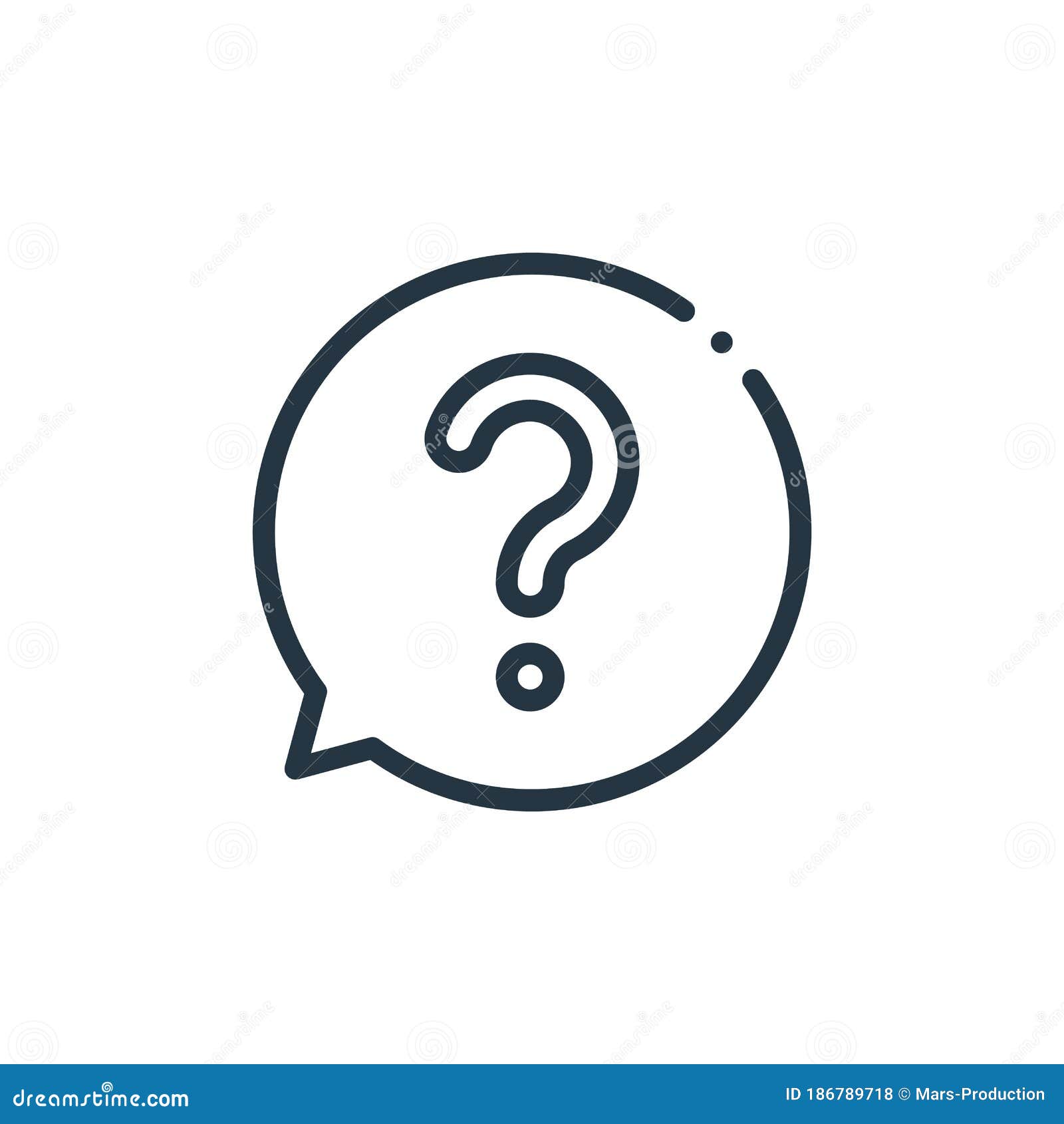 Ask Vector Icon. Ask Editable Stroke. Ask Linear Symbol for Use on Web ...