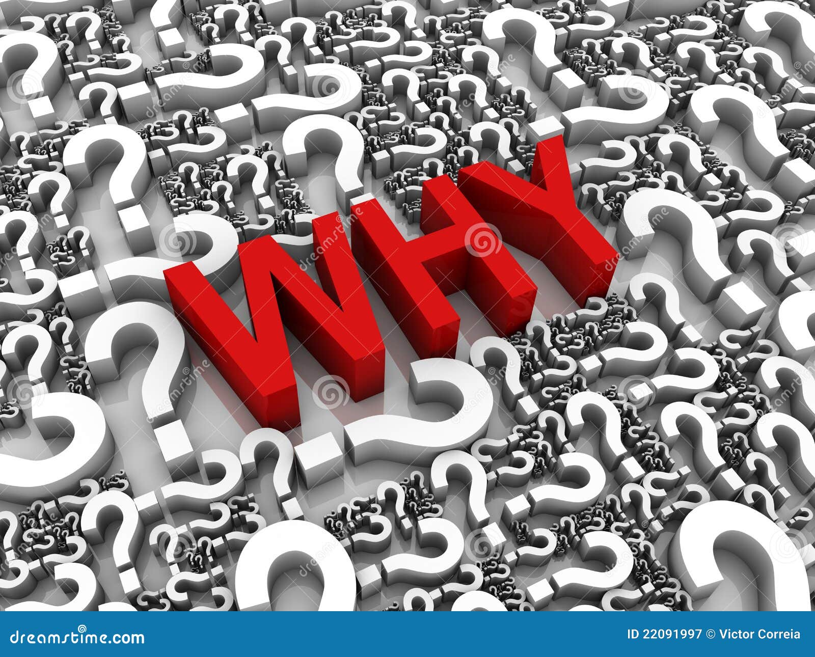 Ask Why stock illustration. Illustration of thinking - 22091997