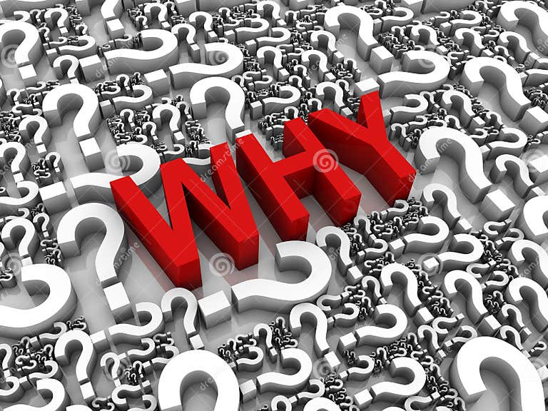 Ask Why stock illustration. Illustration of thinking - 22091997