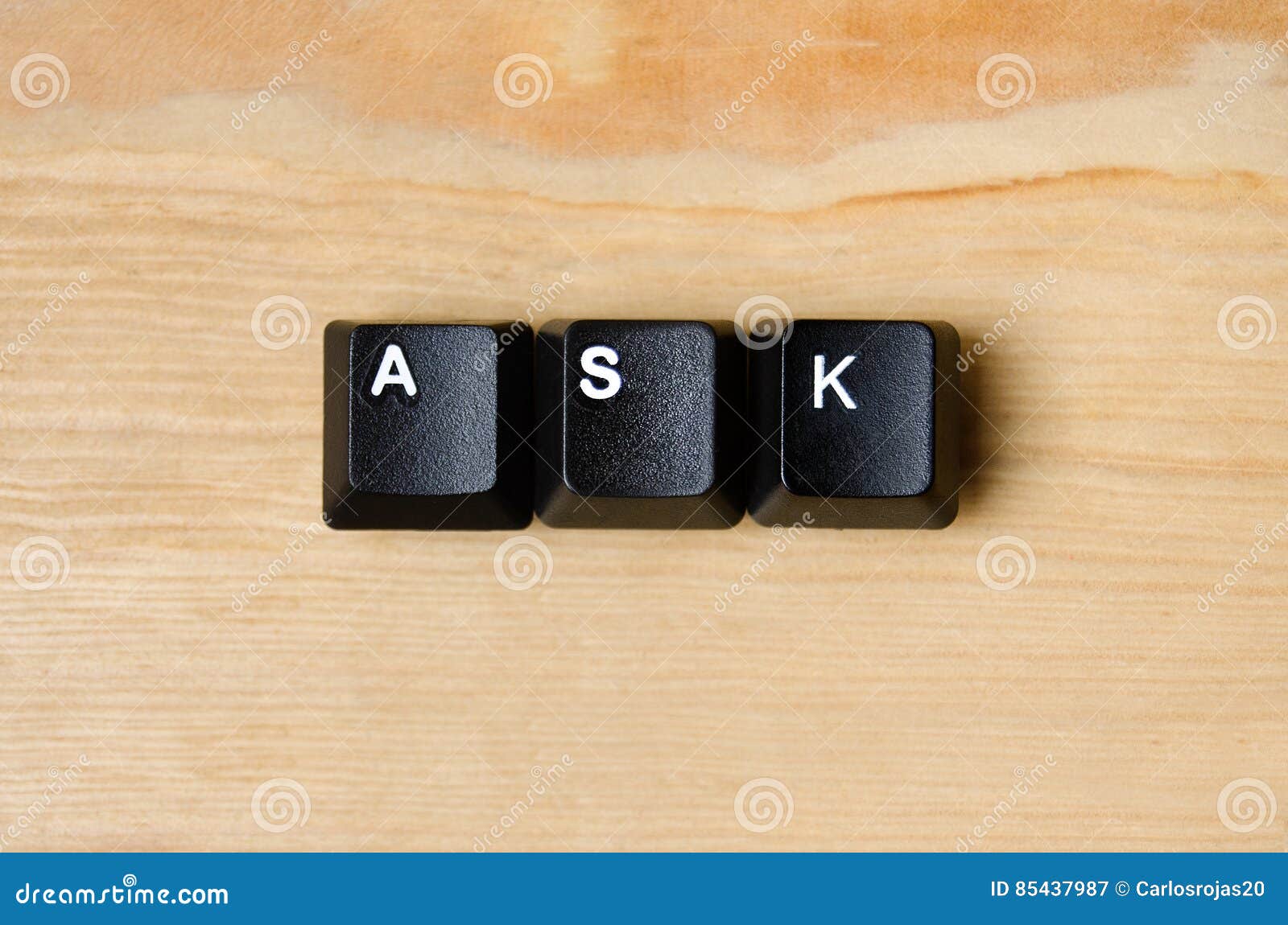 Ask word stock image. Image of letters, wood, tech, inspiration - 85437987