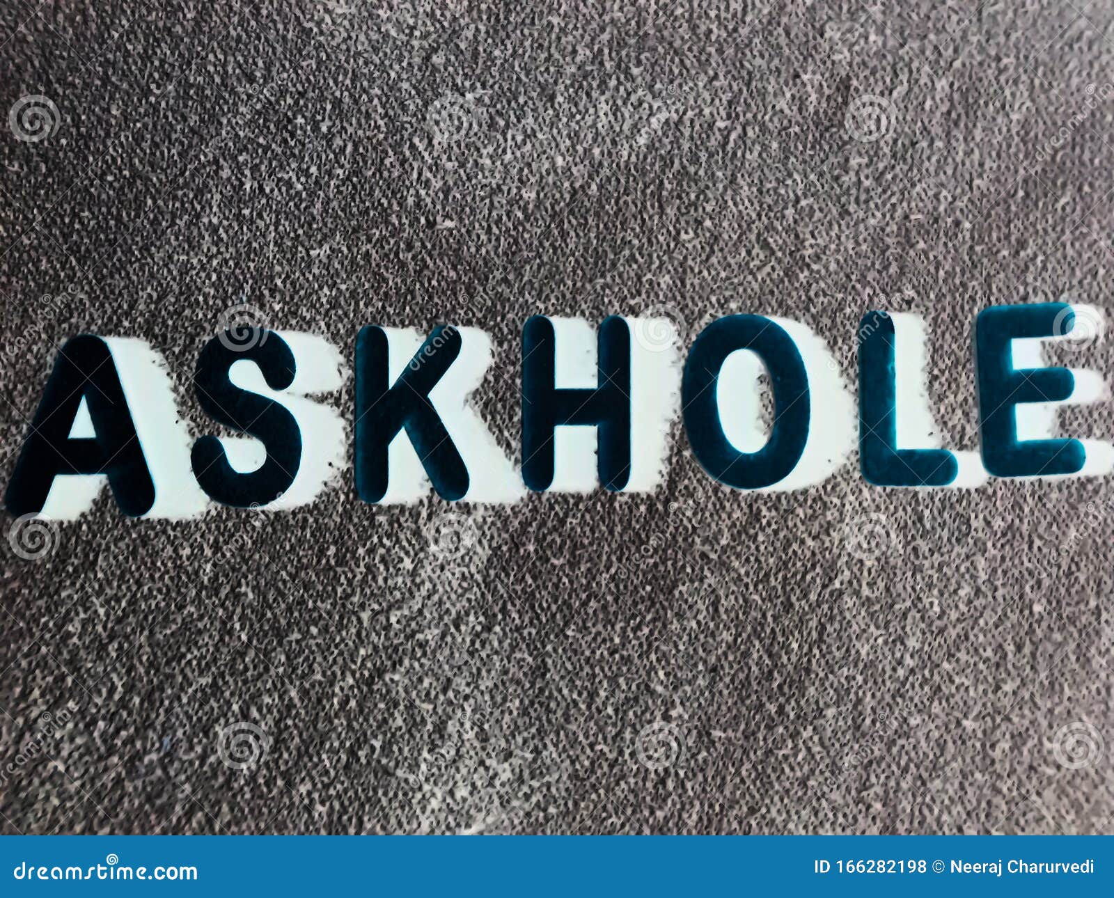 Askhole Latest Communication Terminology Displayed on Abstract ...