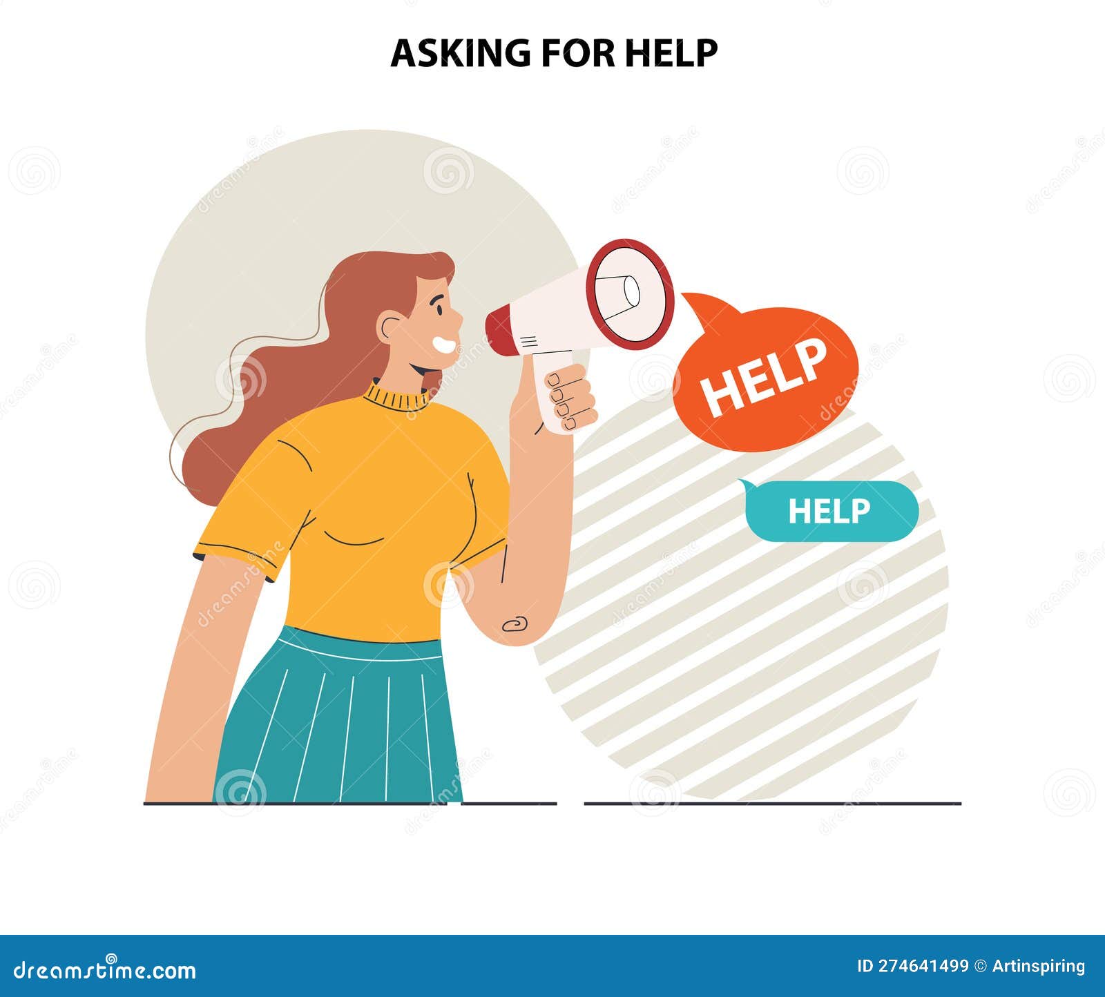 Ask For Help Clipart