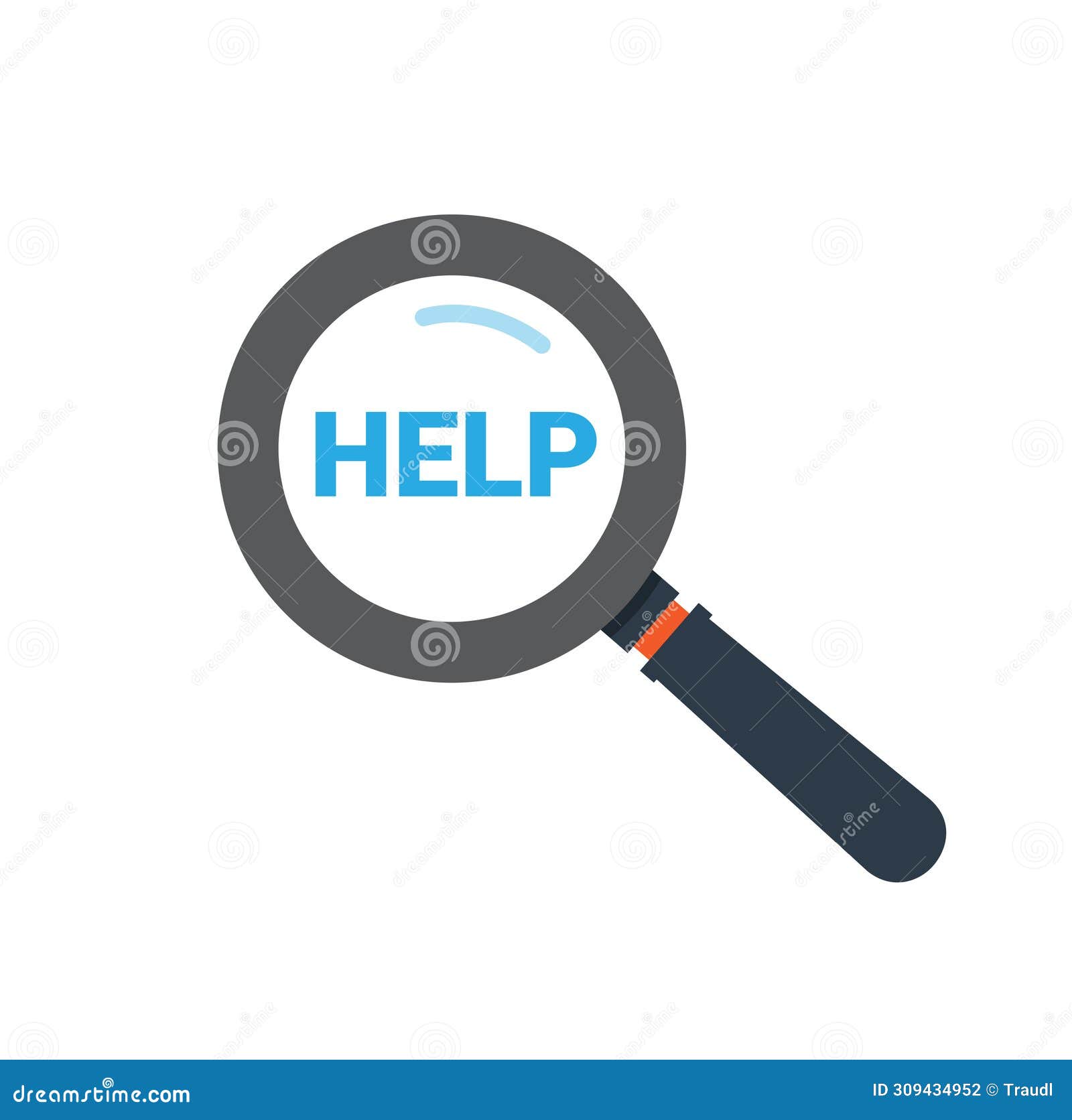 Asking or Looking for Help Conceptual Illustration. Helpful Content ...