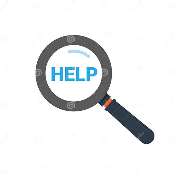 Asking or Looking for Help Conceptual Illustration. Helpful Content ...