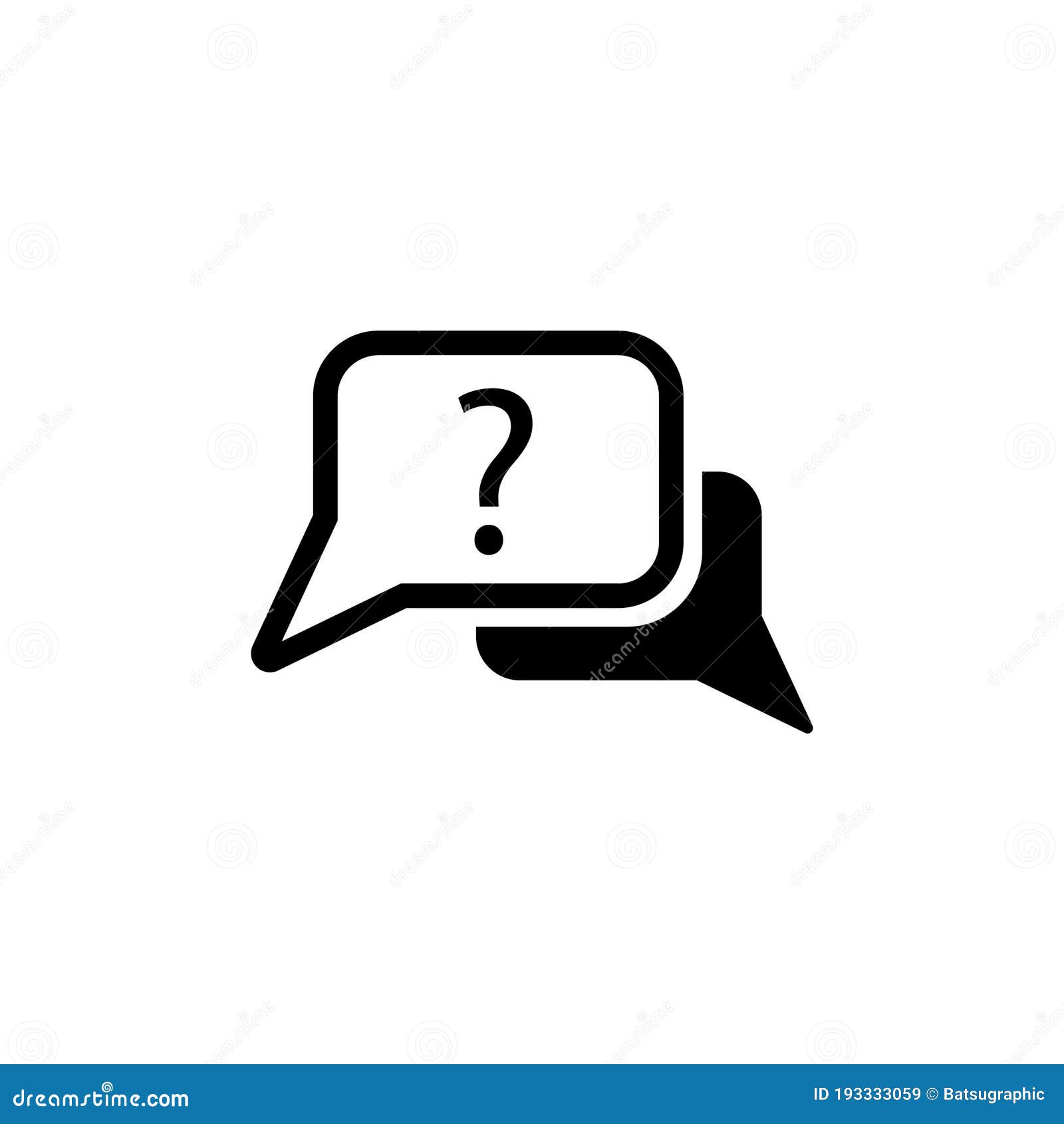 Asking Related Vector Icon Logo Design Stock Vector - Illustration of ...