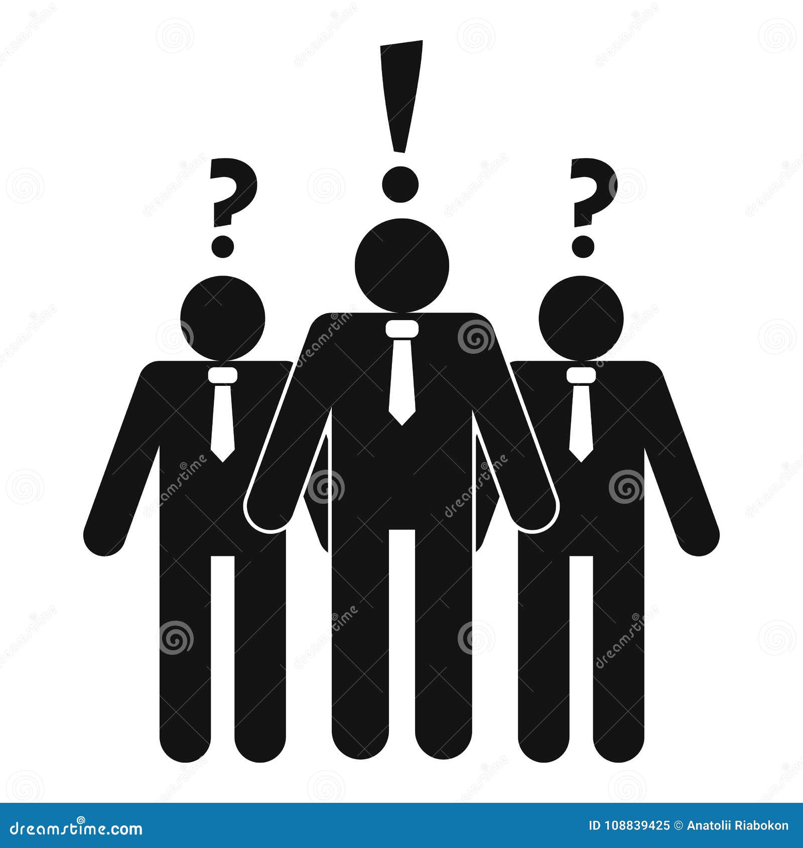 Asking Teamwork Icon, Simple Style Stock Vector - Illustration of ...