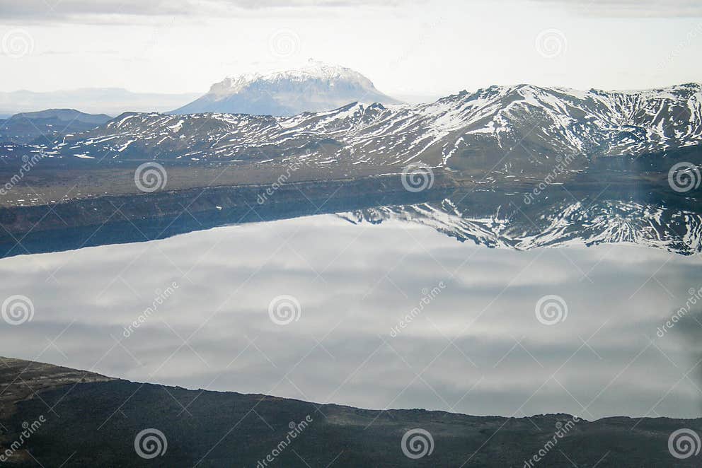 Askja crater in Iceland stock image. Image of landscape - 29327485