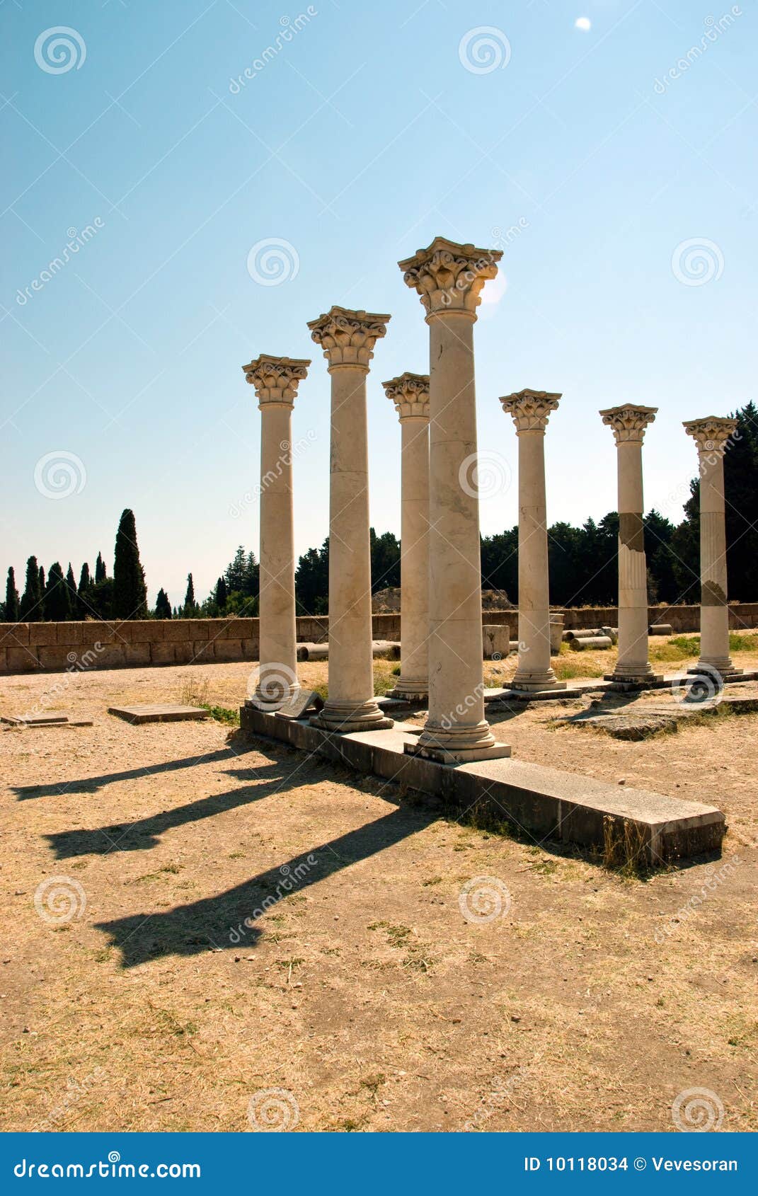 Asklepieion stock photo. Image of mediterranean, antic - 10118034