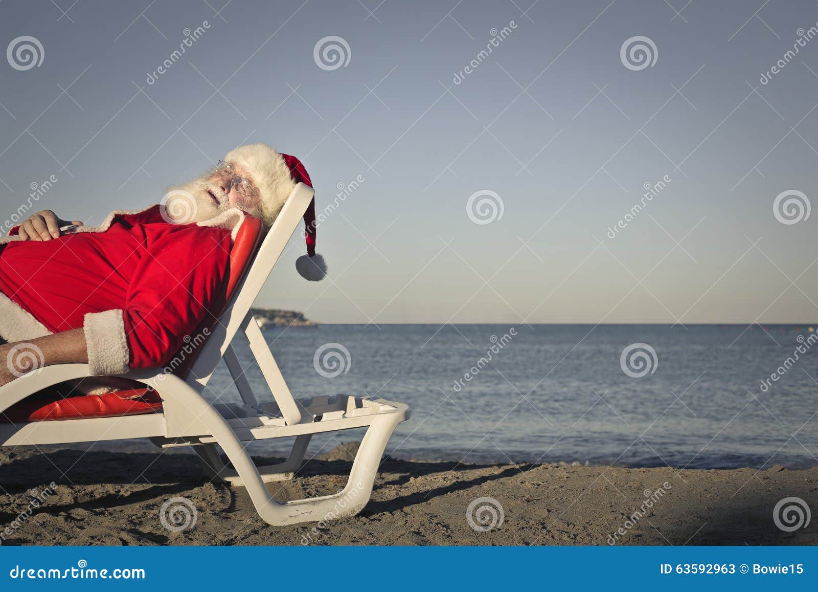 Asleep Santa Claus stock image. Image of christmas, message - 63592963