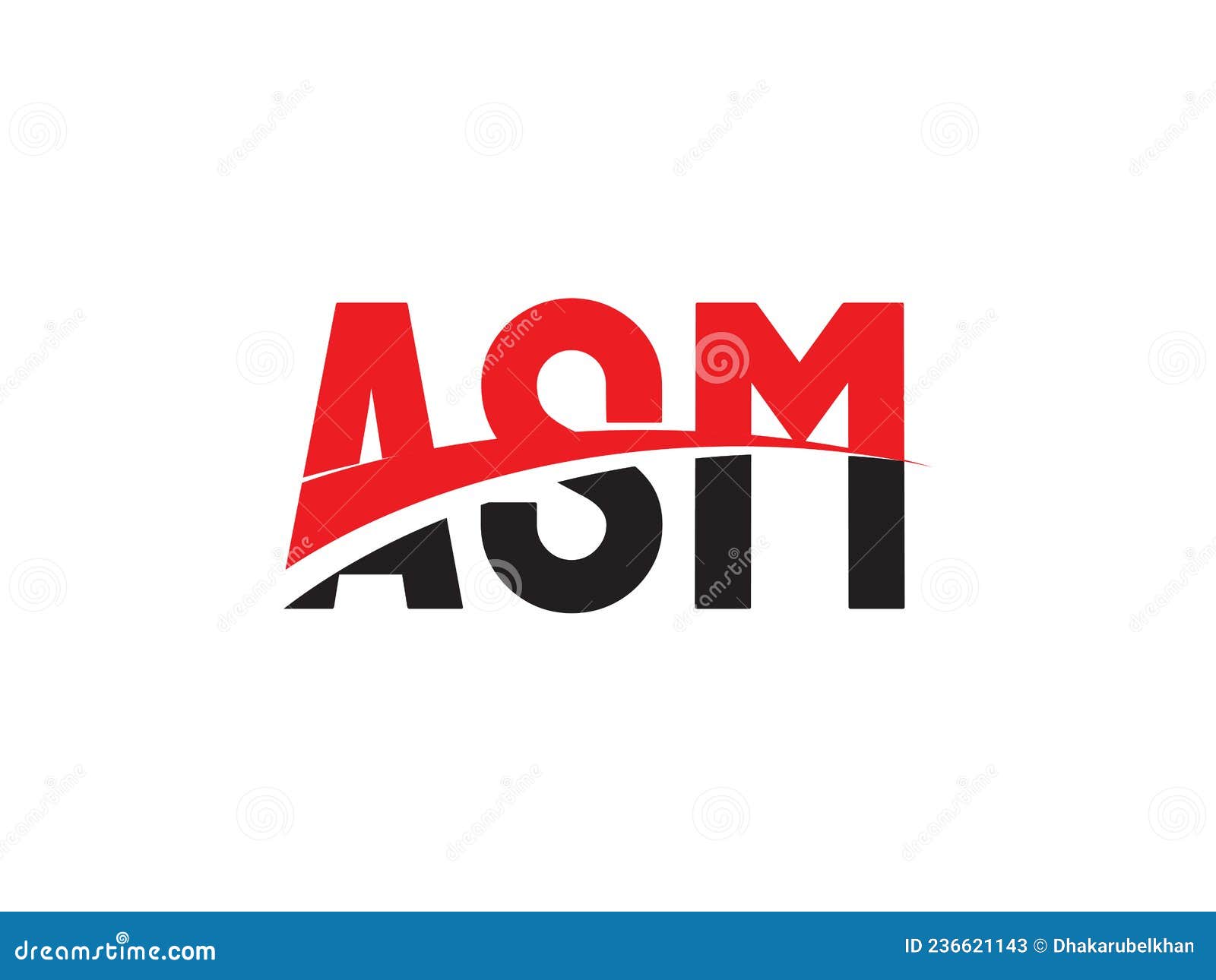 ASM Letter Initial Logo Design Vector Illustration Stock Vector ...