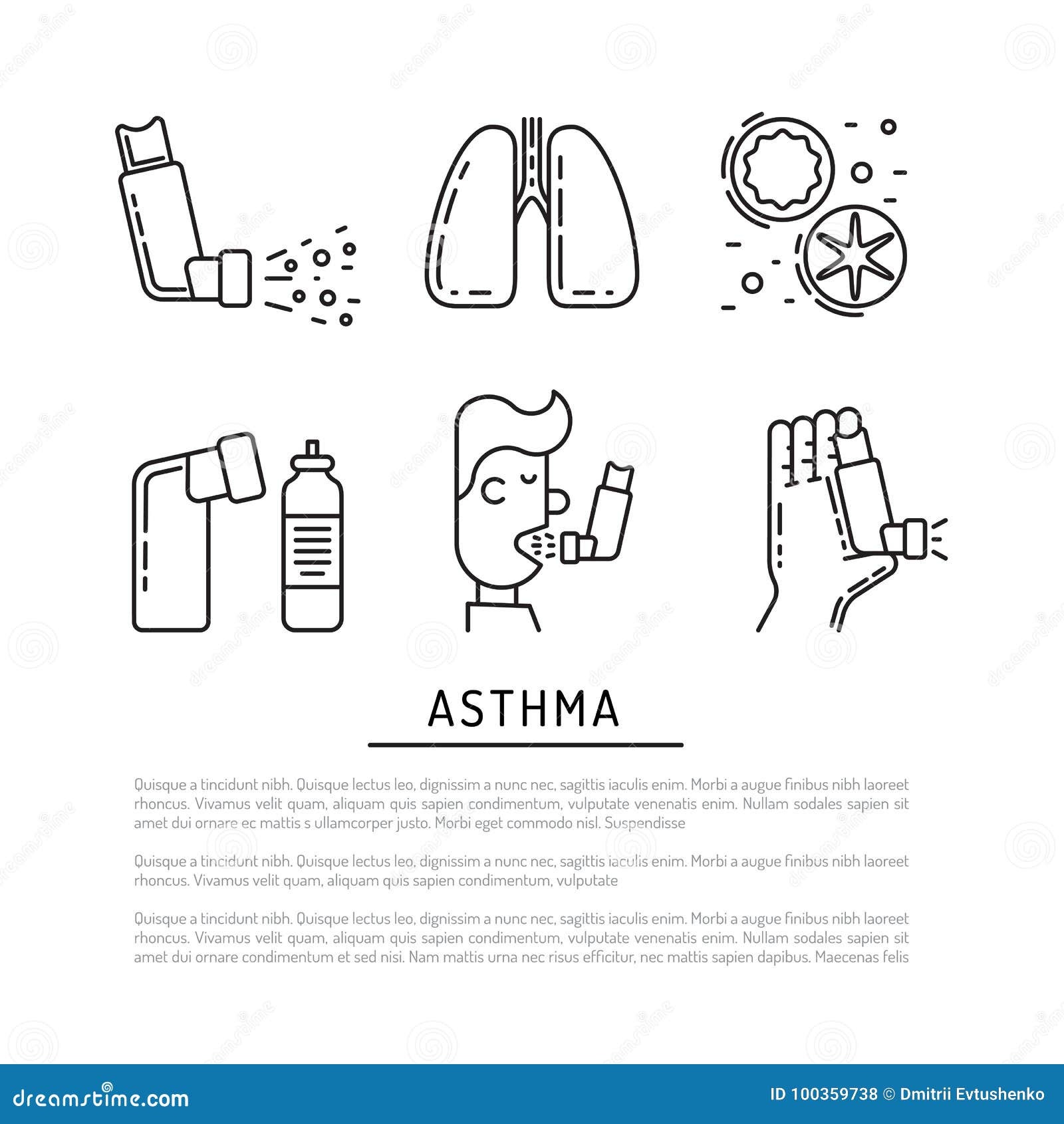 Asma De Los Iconos Del Vector Ilustración del Vector - Ilustración de ...