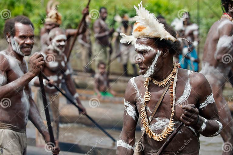 Asmats editorial stock image. Image of islanders, face - 27060084