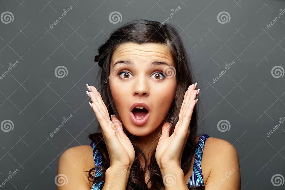 Asombro imagen de archivo. Imagen de moderno, humano - 25442915