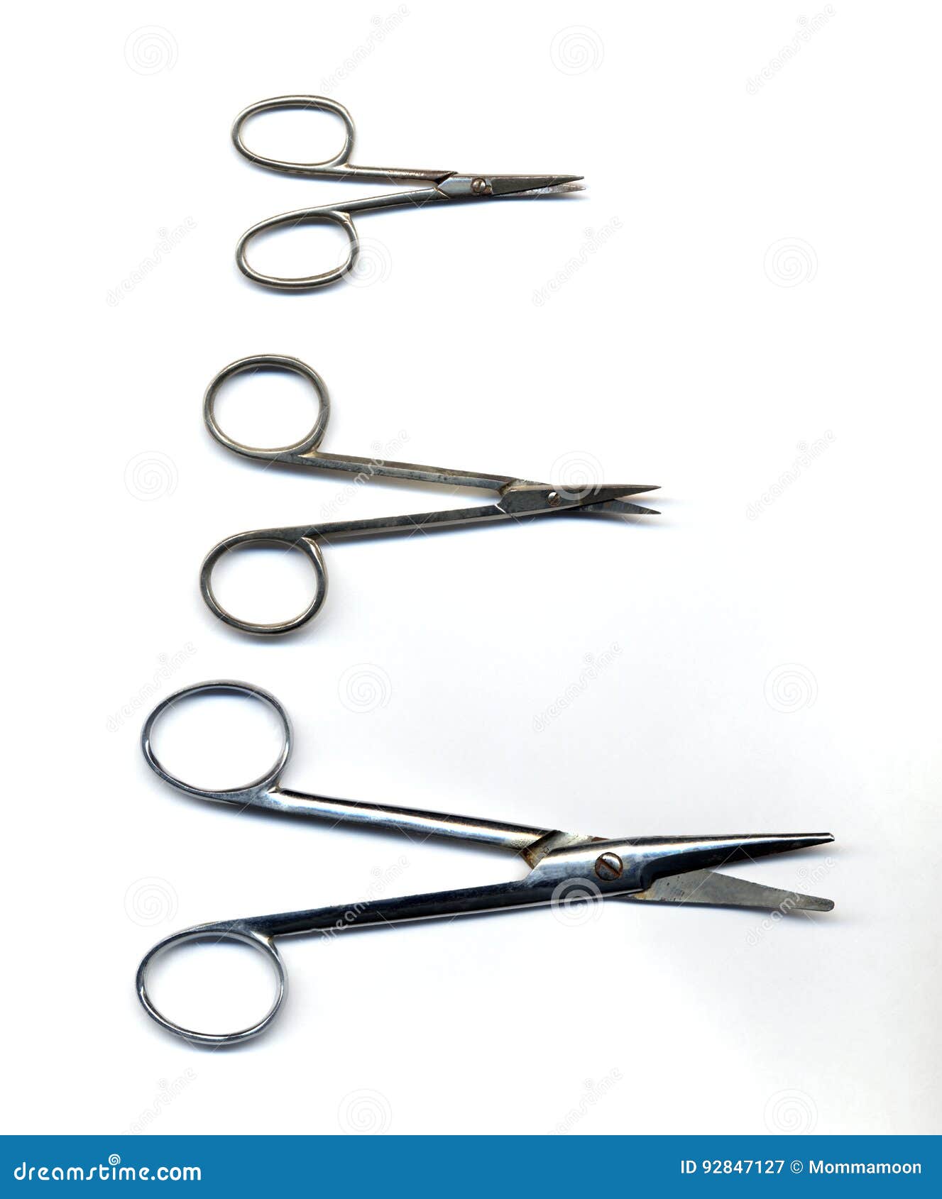 Asorted Types of Scissors stock image. Image of manicure - 92847127