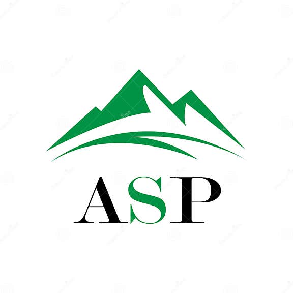 ASP Letter Logo Design on White Background. Creative Modern ASP Letter ...
