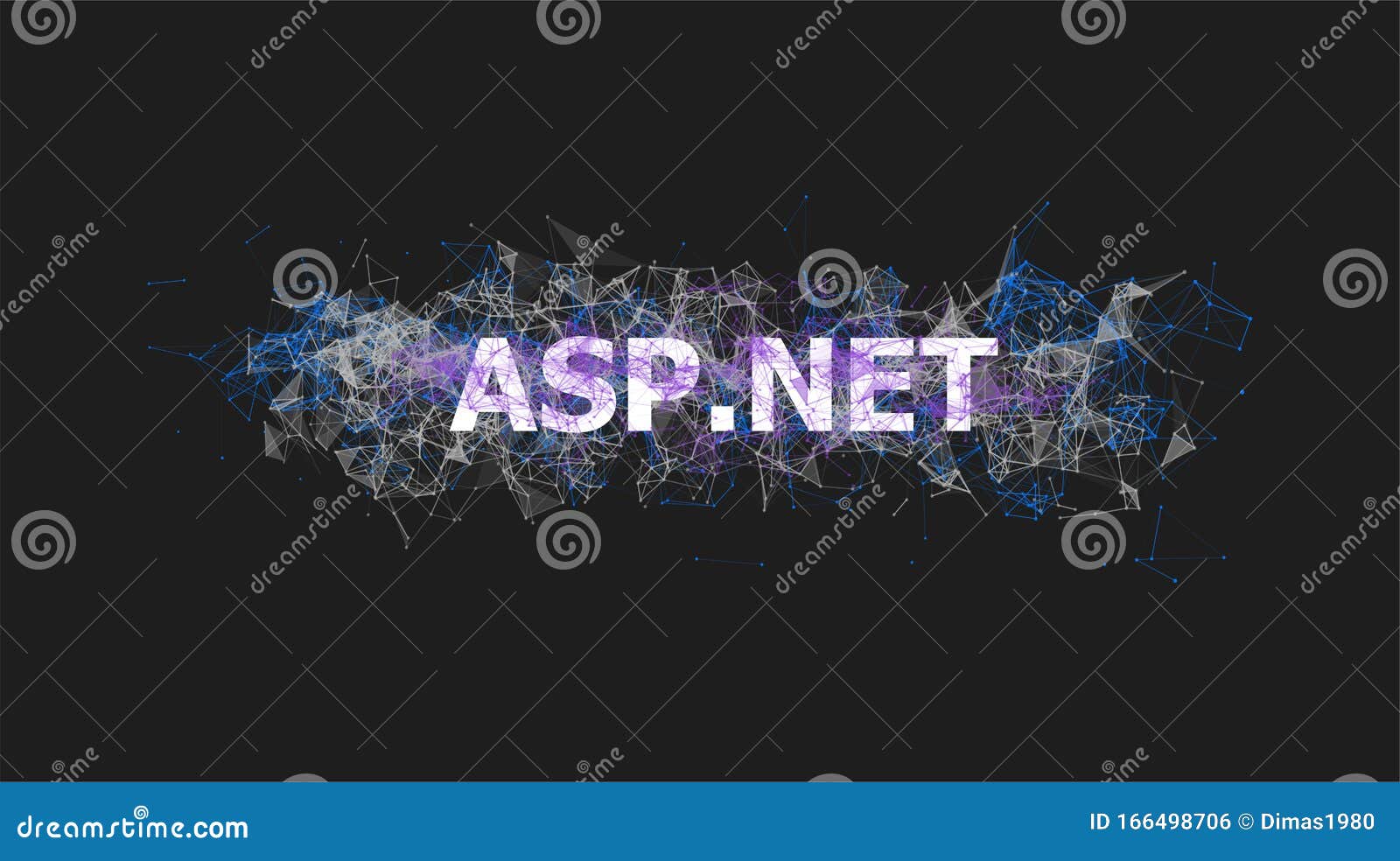 ASP.NET Technology for Website Design Stock Vector - Illustration of ...