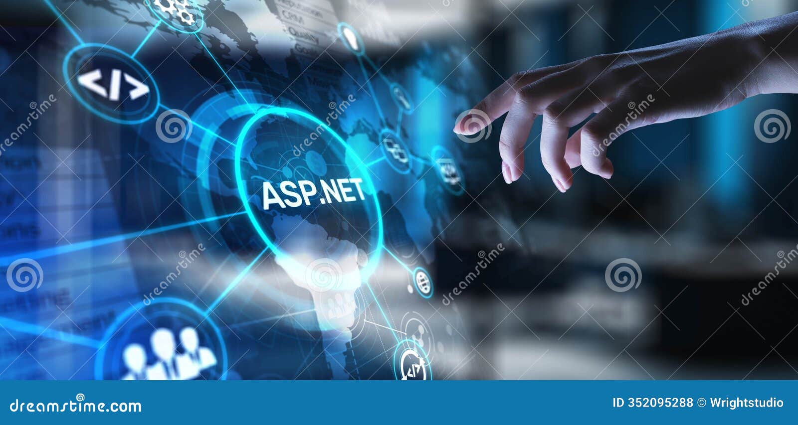 ASP.NET Web Application Framework for Dynamic Websites, Projection on a ...