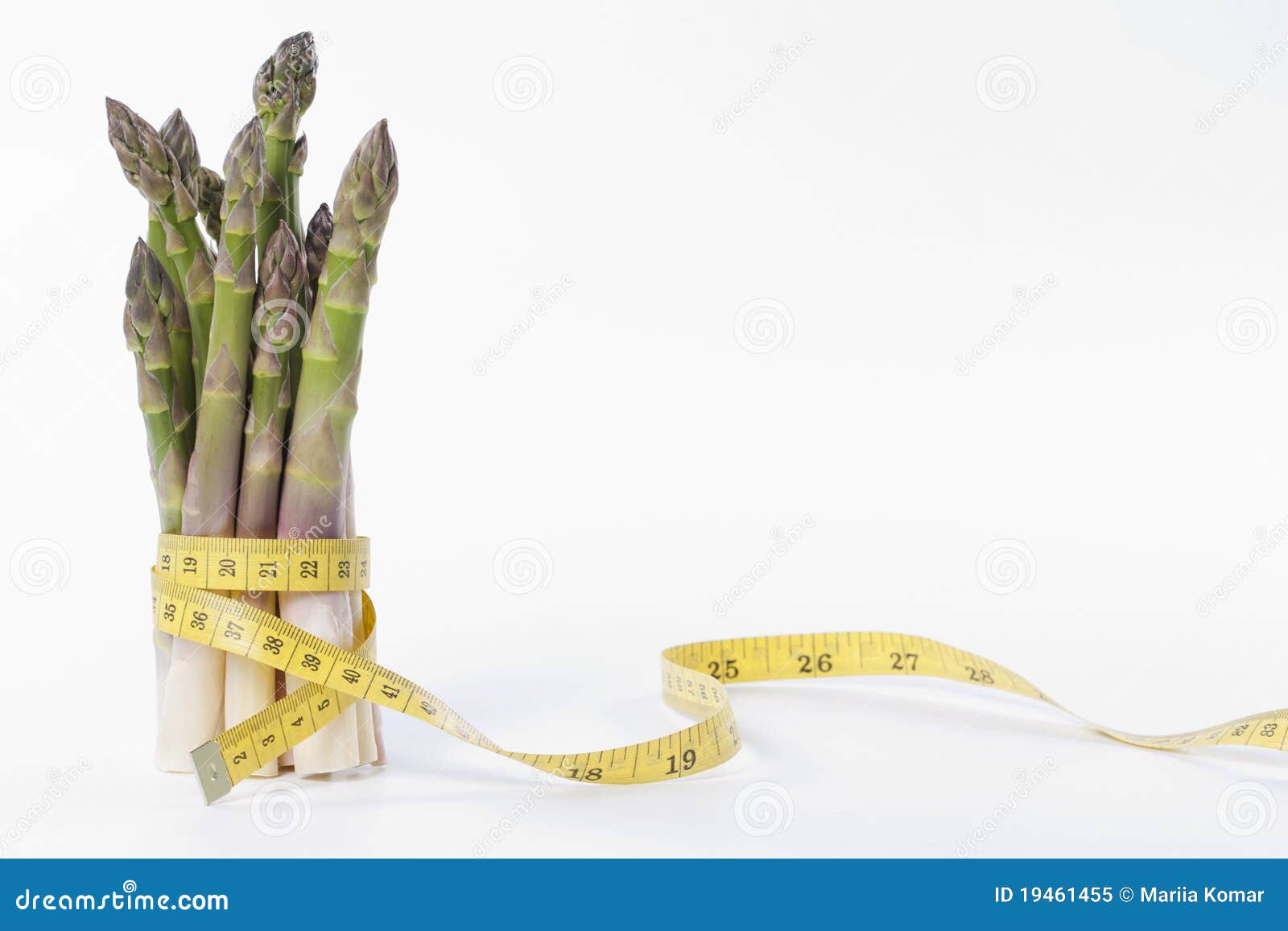 Asparagus and Measuring Type Stock Image - Image of freshness, dieting ...