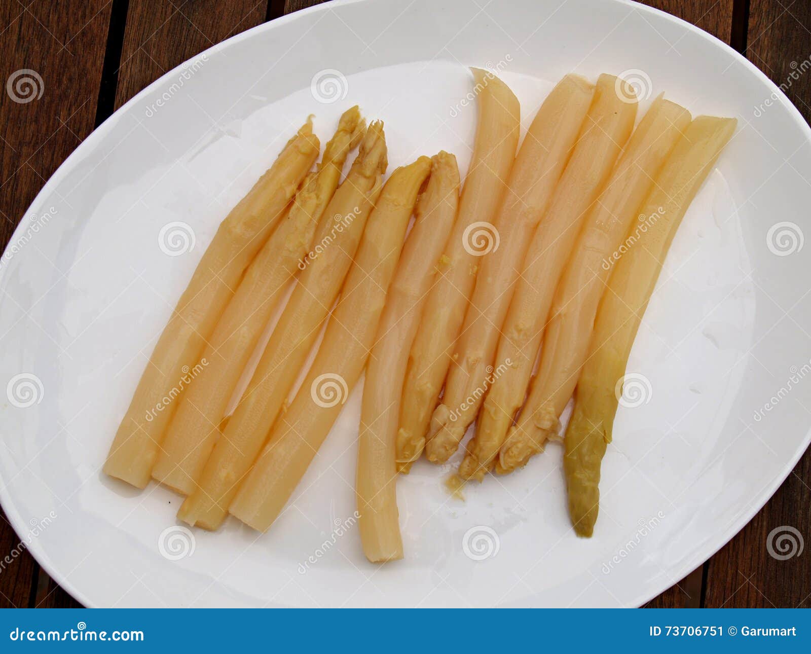 Asparagus on a plate stock image. Image of dinner, decoration - 73706751
