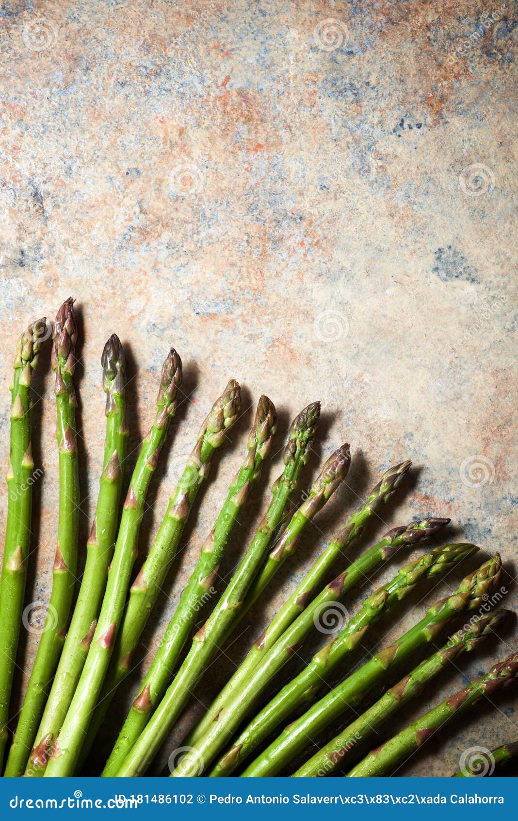 Asparagus on a table stock photo. Image of nutrition - 181486102