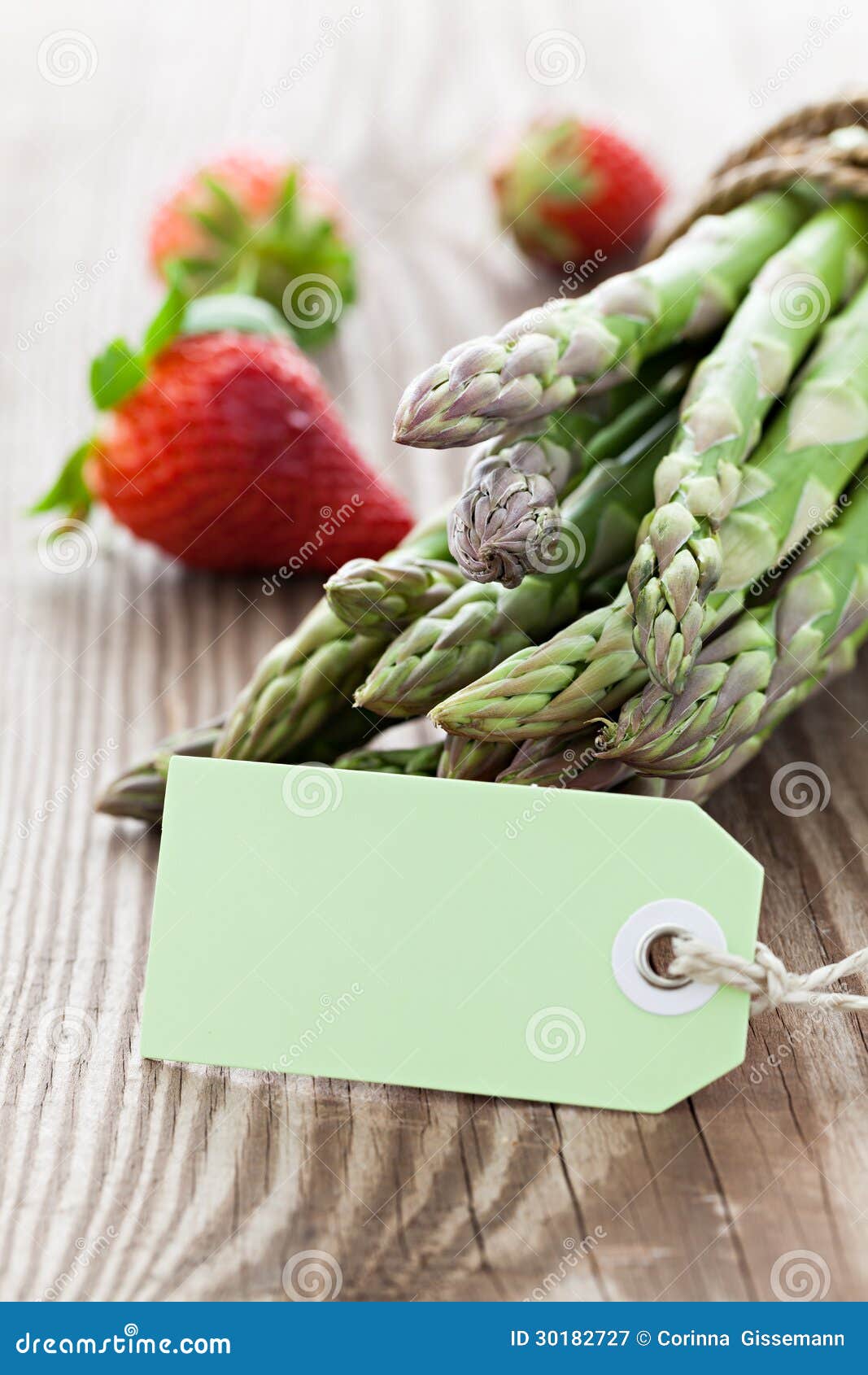 Asparagus and tag stock image. Image of food, empty, ingredient - 30182727