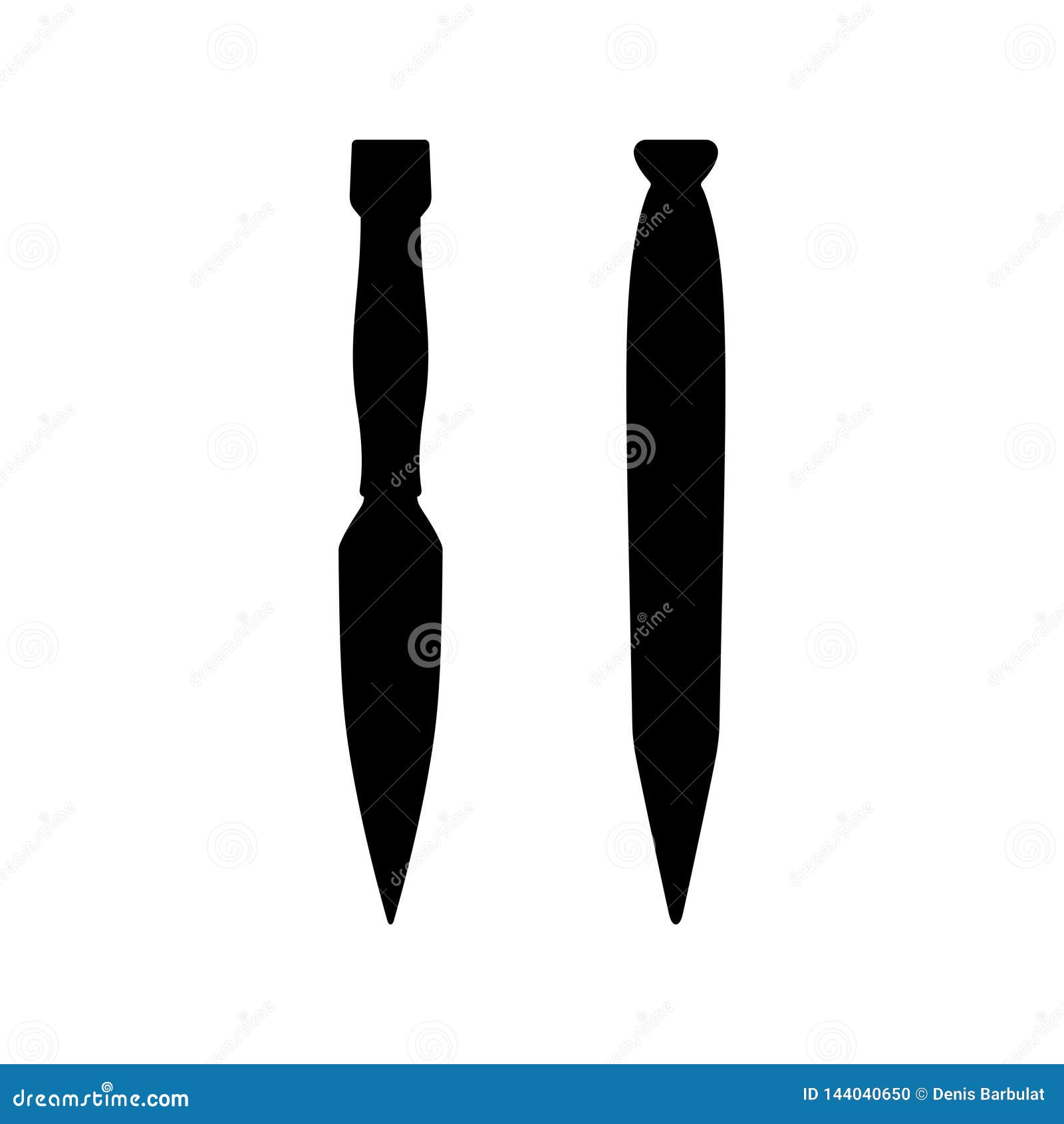 Aspen Stake To Kill Vampire Stock Vector - Illustration of vampire ...