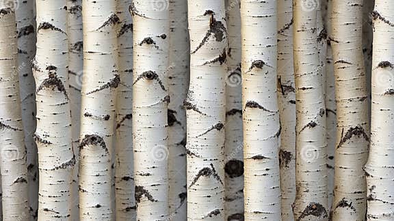 Aspen Tree Trunks Close Up Texture Pattern Stock Illustration ...