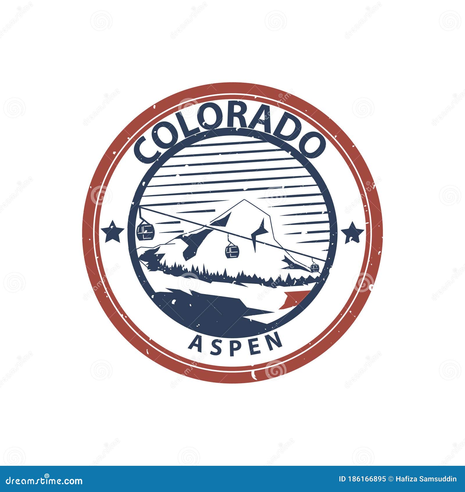 Aspen. Vector Illustration Decorative Design Stock Vector ...