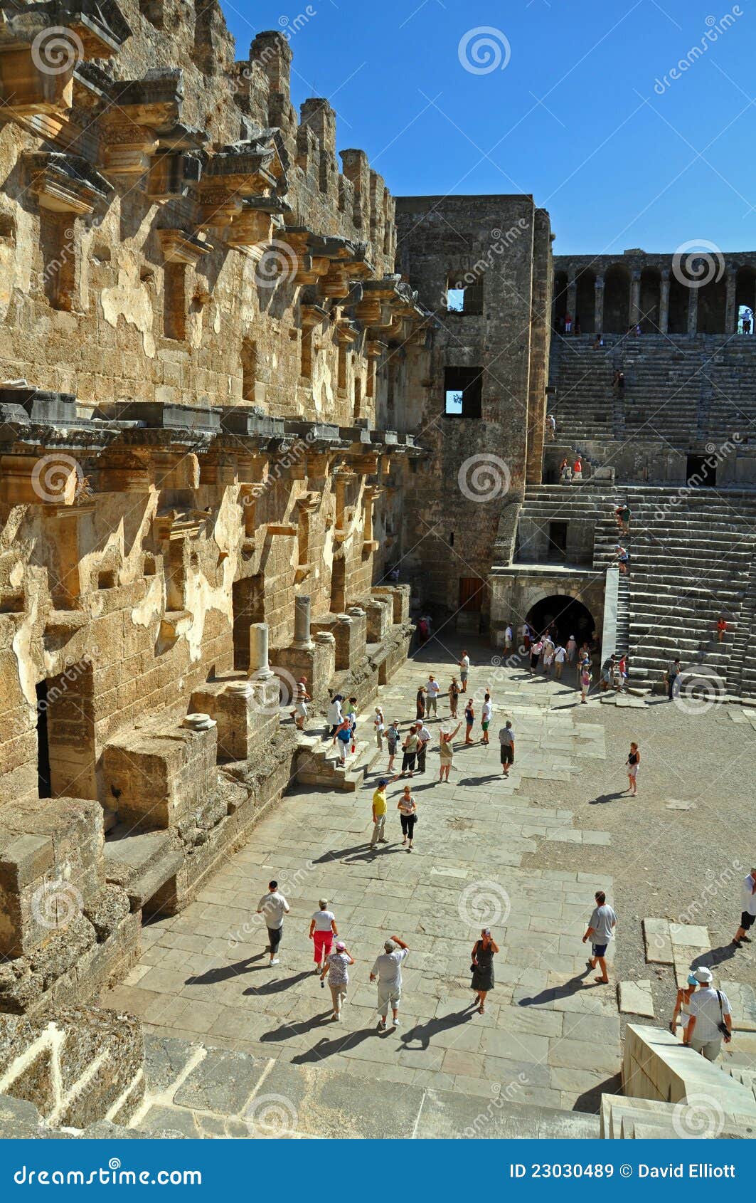 Aspendos editorial stock image. Image of aspendos, stone - 23030489