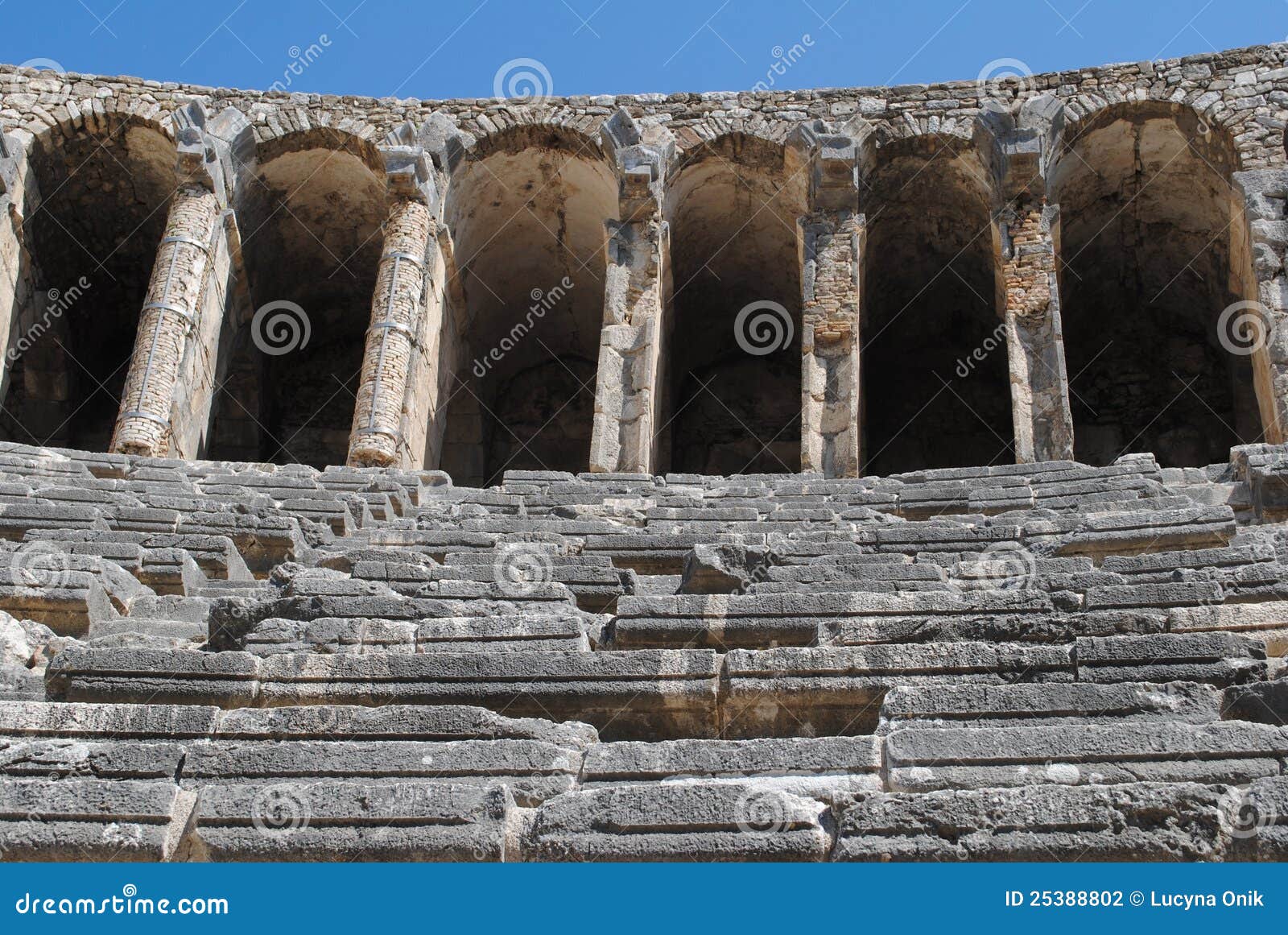 Aspendos stock photo. Image of antalya, amphitheatre - 25388802