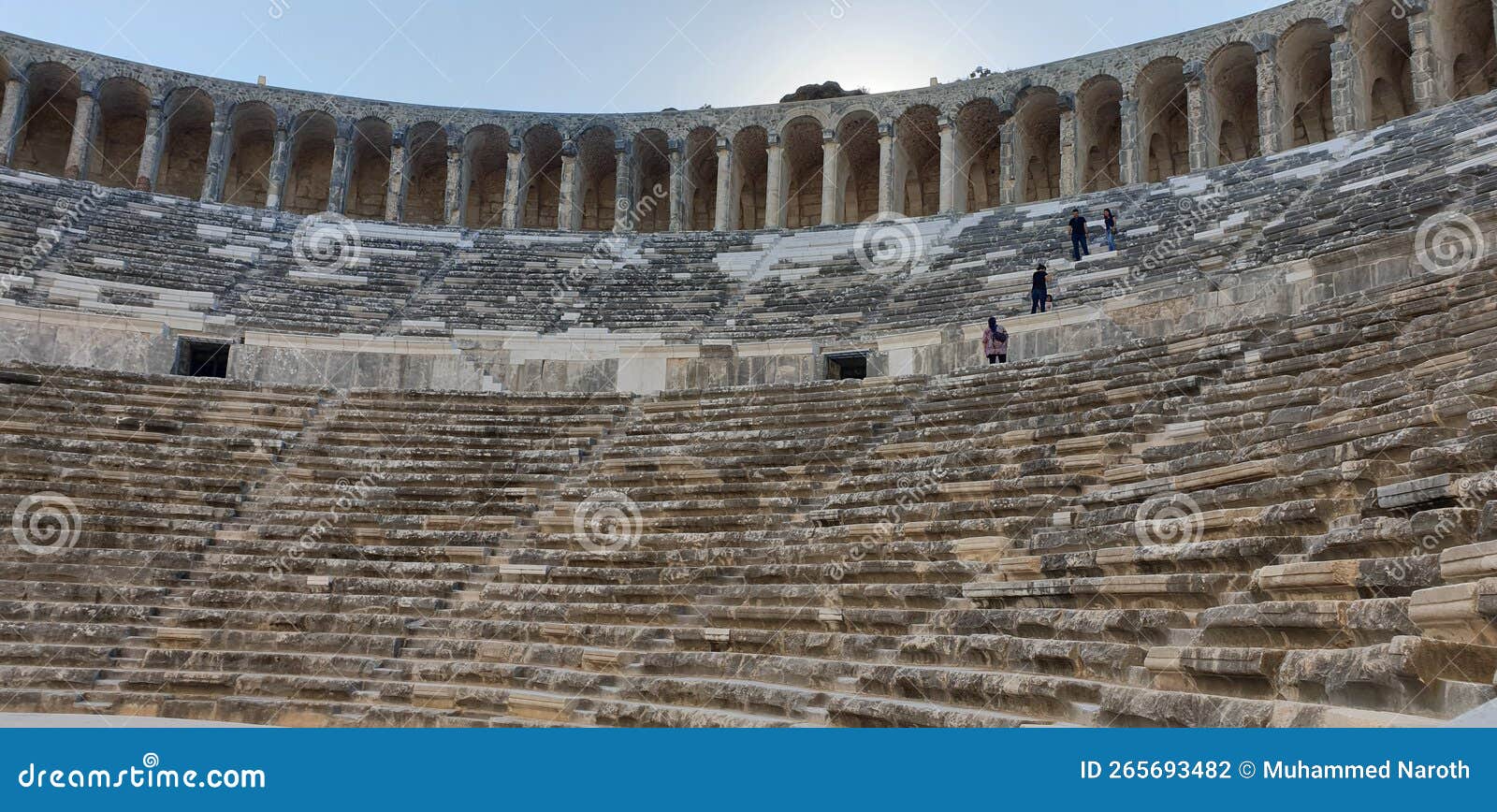 Aspendos Amphitheatre View from Bottom Editorial Photography - Image of ...