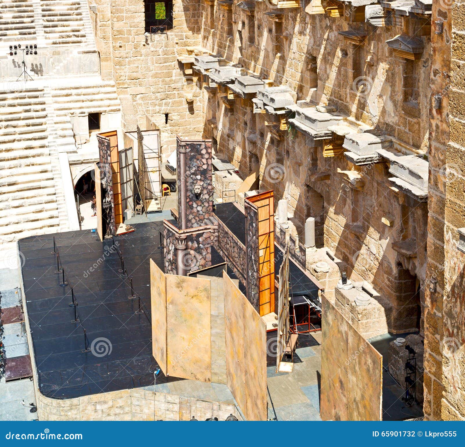 Aspendos Broken Turkey Texture Stock Photos - Free & Royalty-Free Stock ...