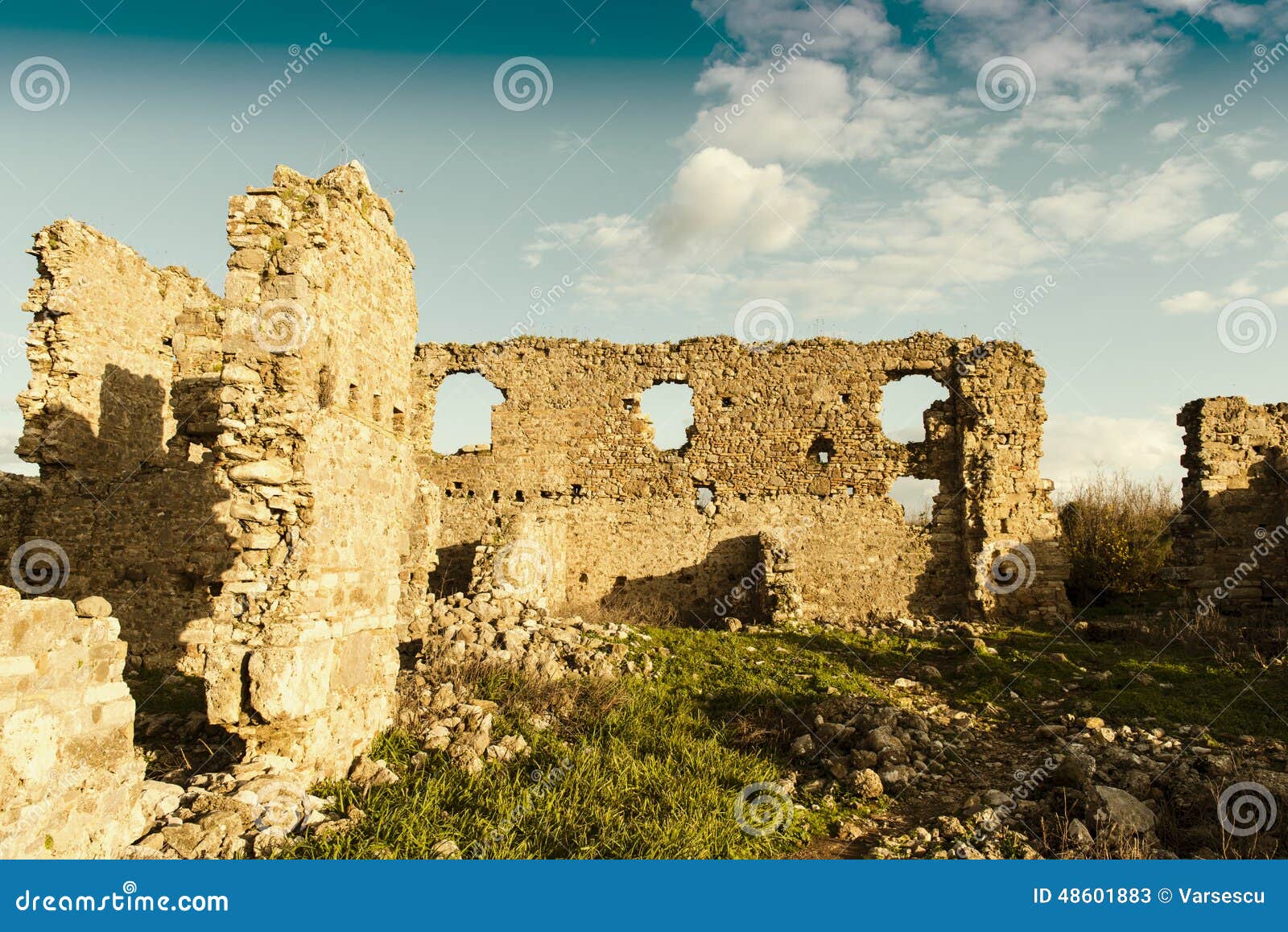 Aspendos Ruins, Turkey stock image. Image of anatolian - 48601883