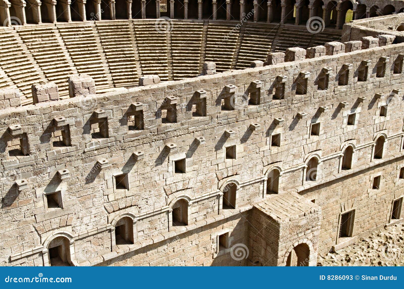 Aspendos Theatre stock image. Image of europe, asia, perge - 8286093