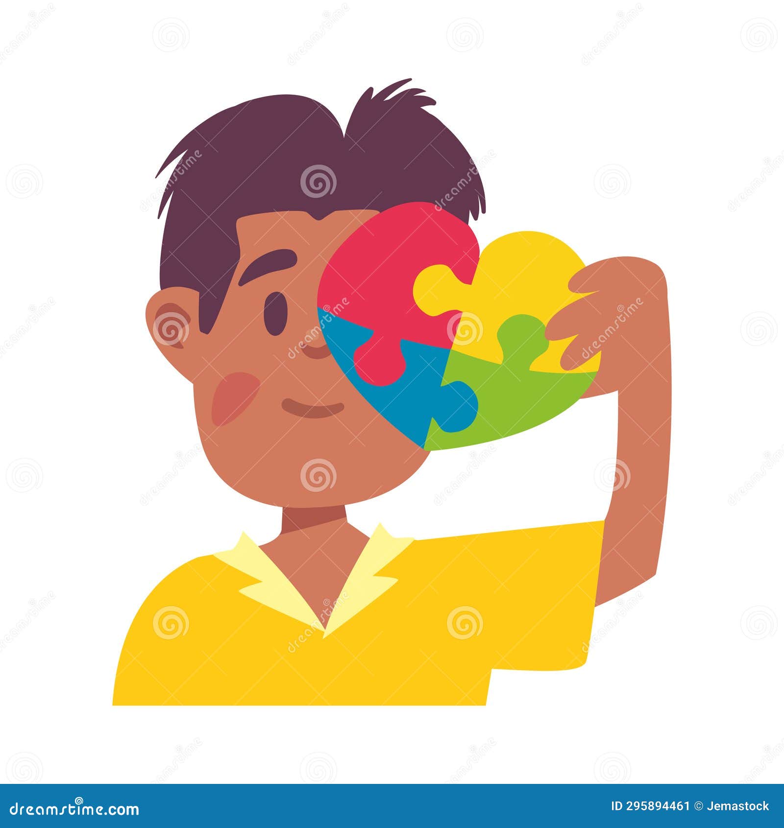 Asperger awareness design stock illustration. Illustration of ...
