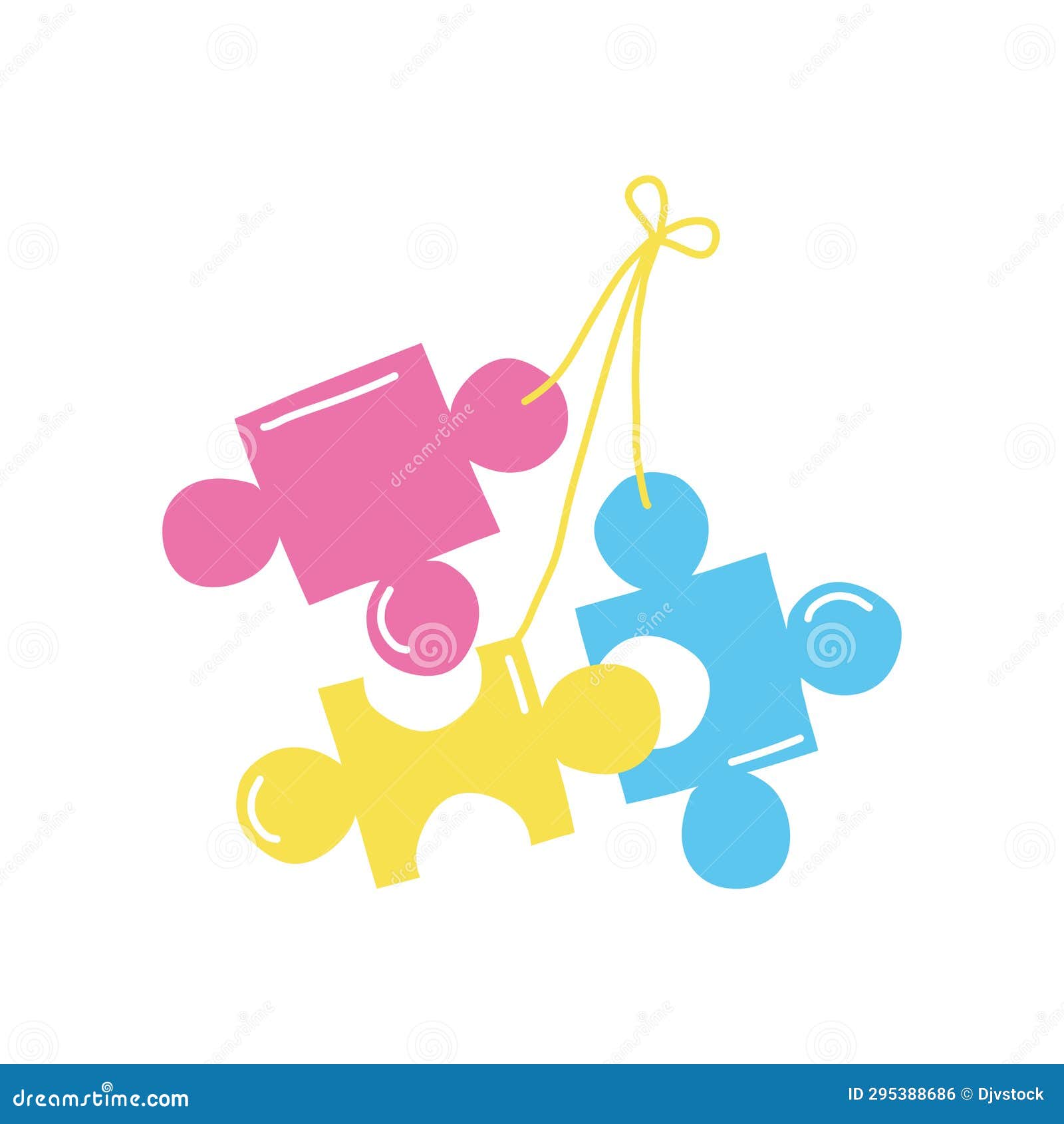 Asperger puzzles design stock illustration. Illustration of vector ...