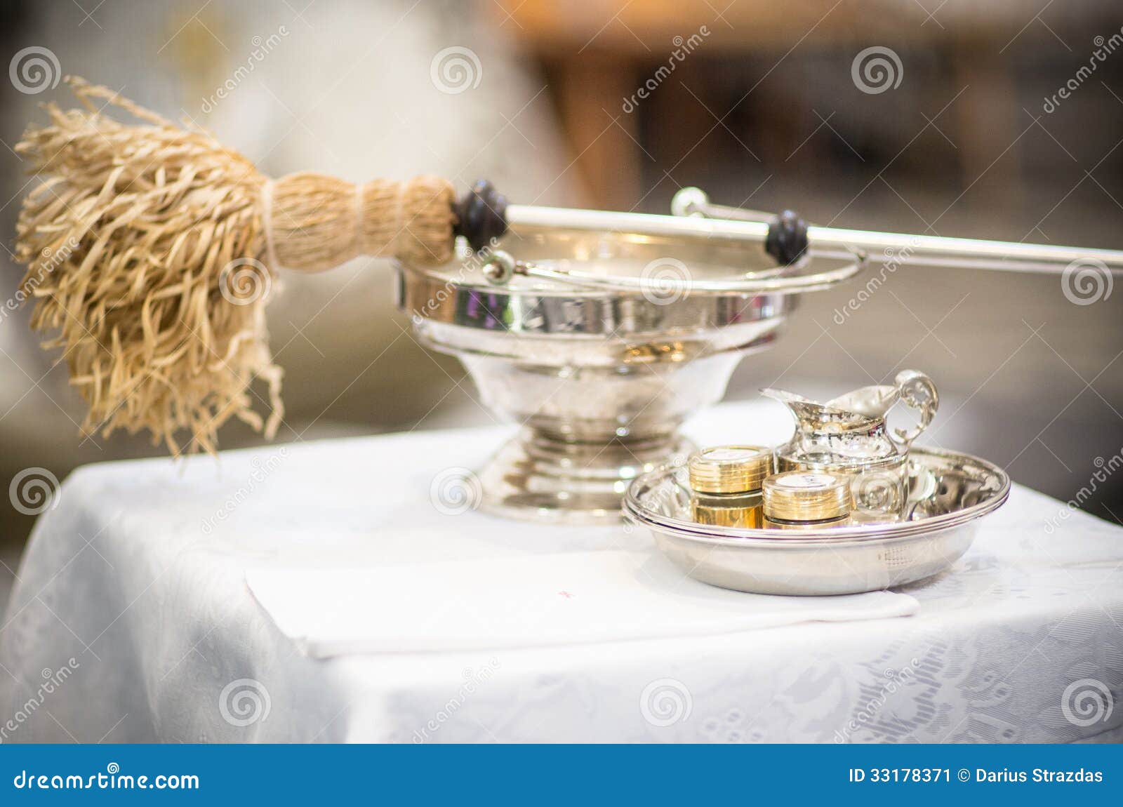 Aspergillum and holy water stock image. Image of bowl - 33178371